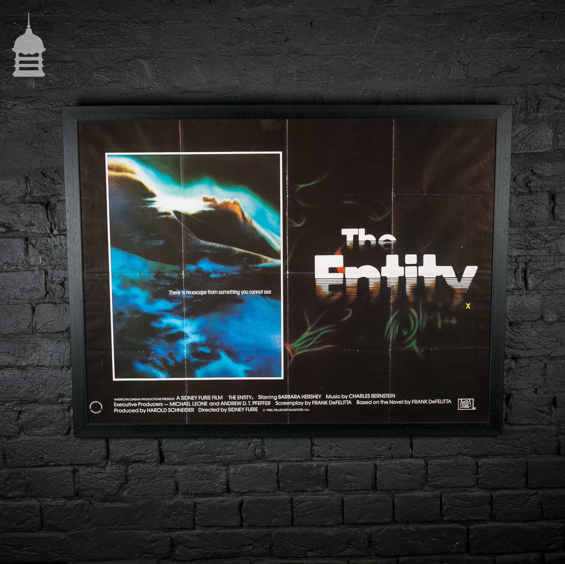 Original ‘THE ENTITY’ Quad Movie Poster in Black Frame | Norfolk ...