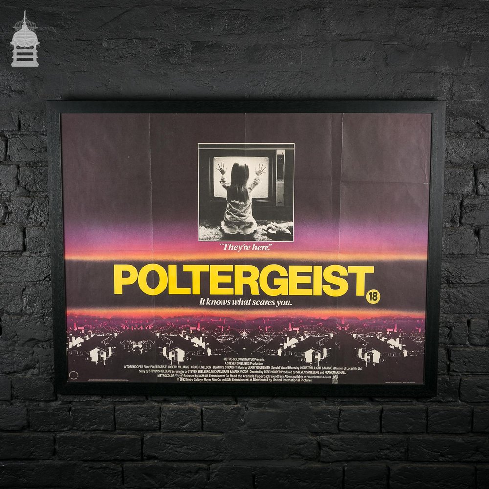 Original ‘POLTERGEIST’ Quad Movie Poster in Black Frame | Norfolk ...