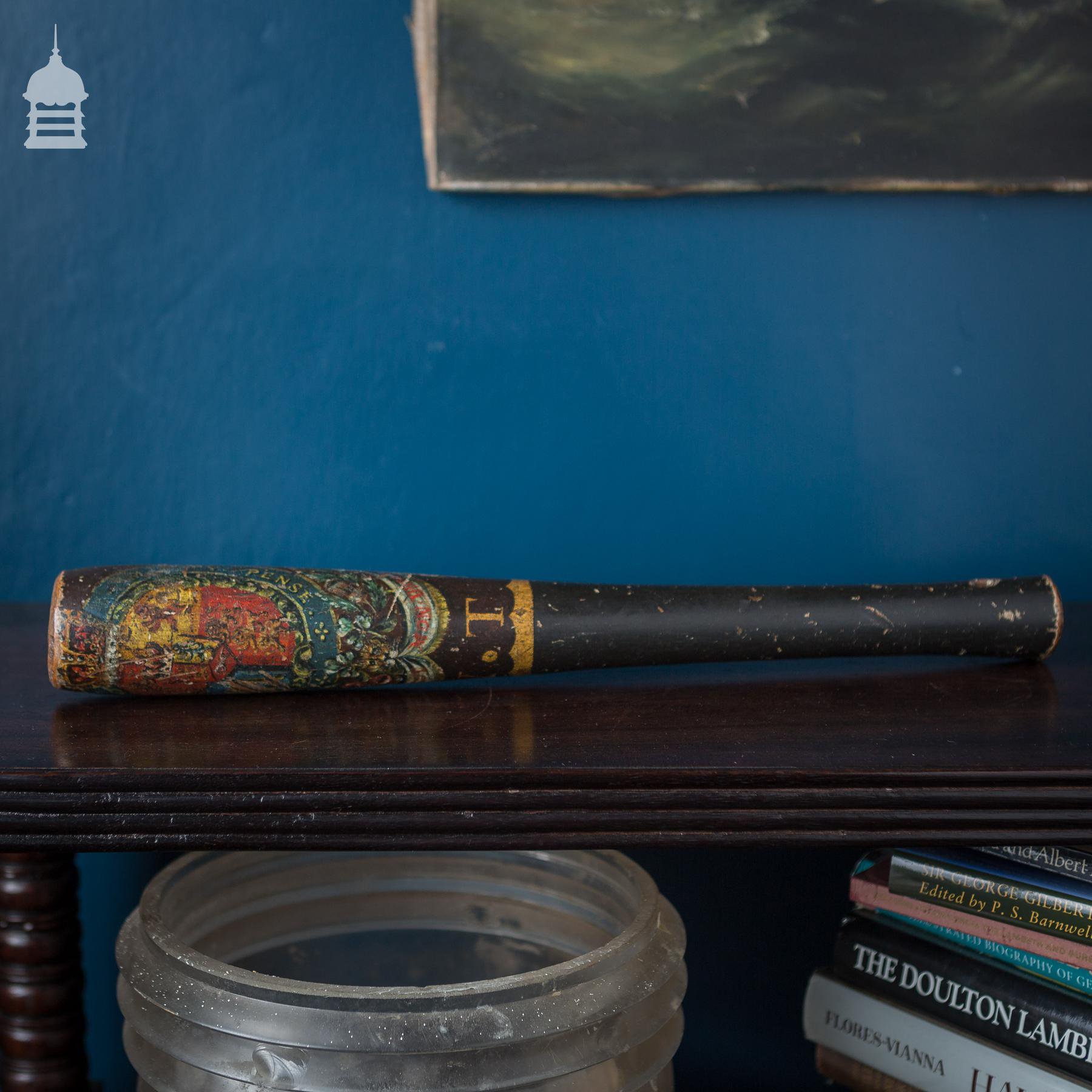 Rare Crested Black Georgian Truncheon with W.T Monogram | Norfolk ...