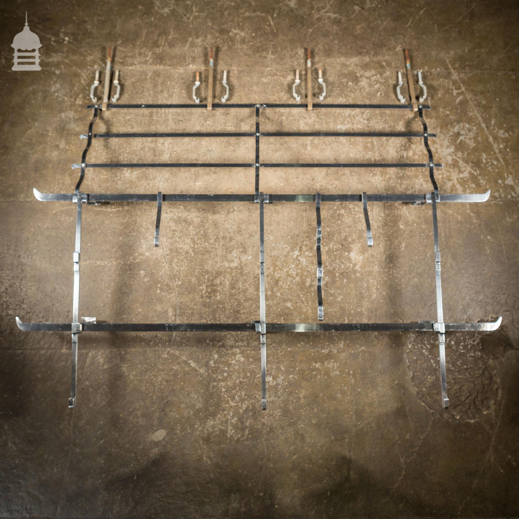 A 1950’s Butchers Stainless Steel Meat Display Rack | Norfolk Reclamation