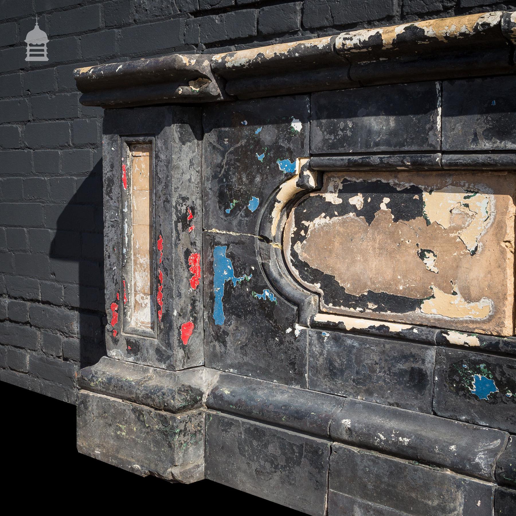 19th C Staffordshire Blue Wall with Inset Bathstone 5.25m | Norfolk ...