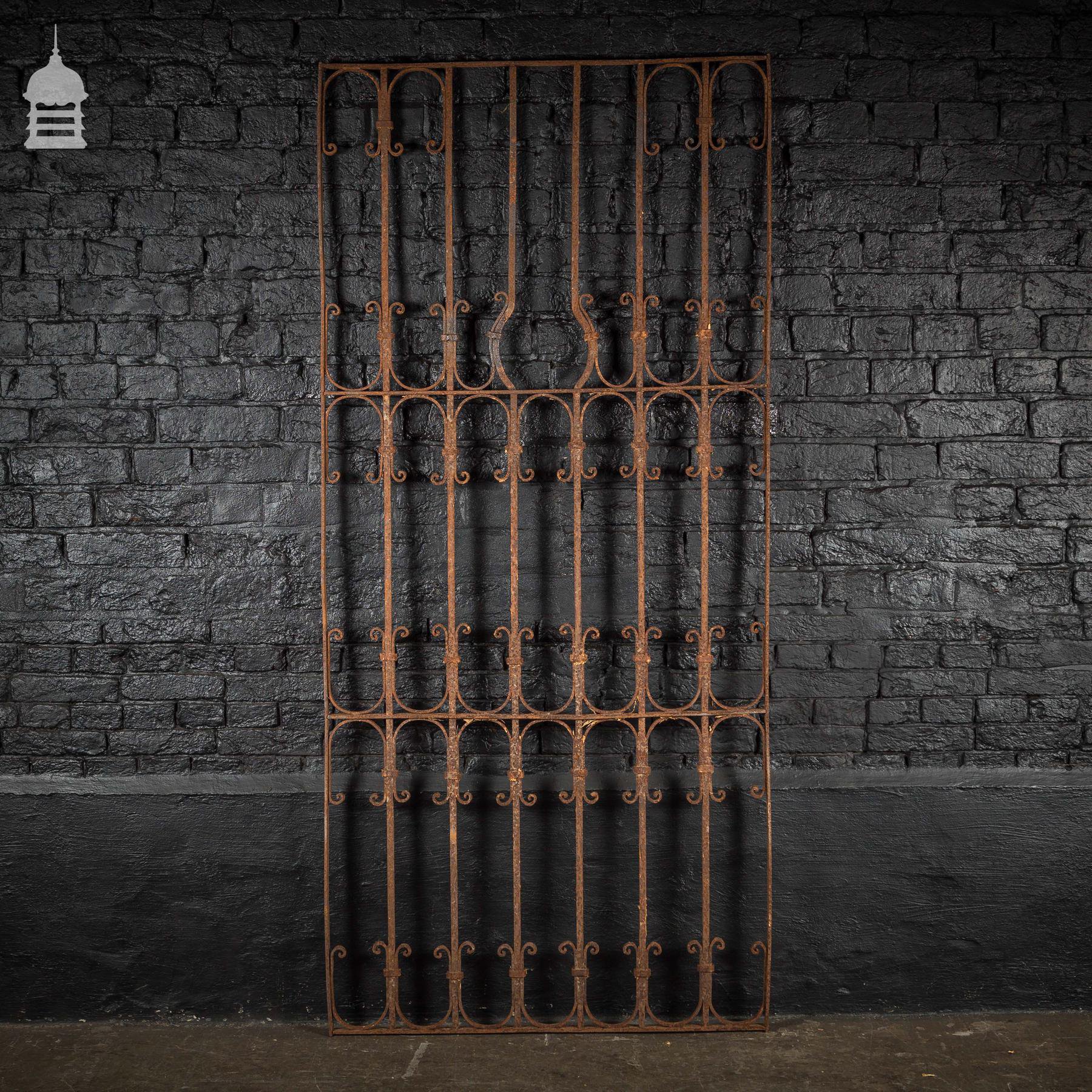 Decorative Georgian Wrought Iron Railing Panel | Norfolk Reclamation