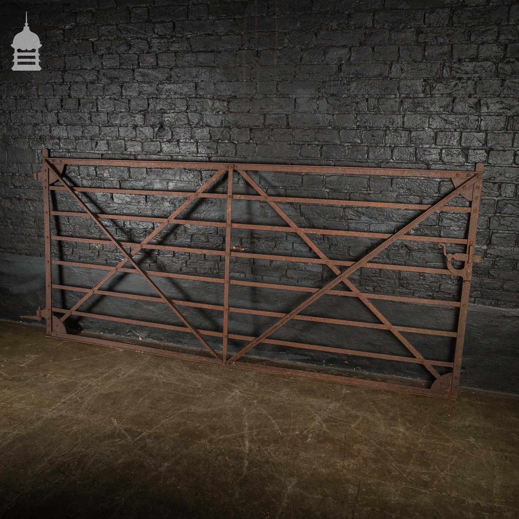 18th Century 9ft Strap Iron Farm Gate | Norfolk Reclamation