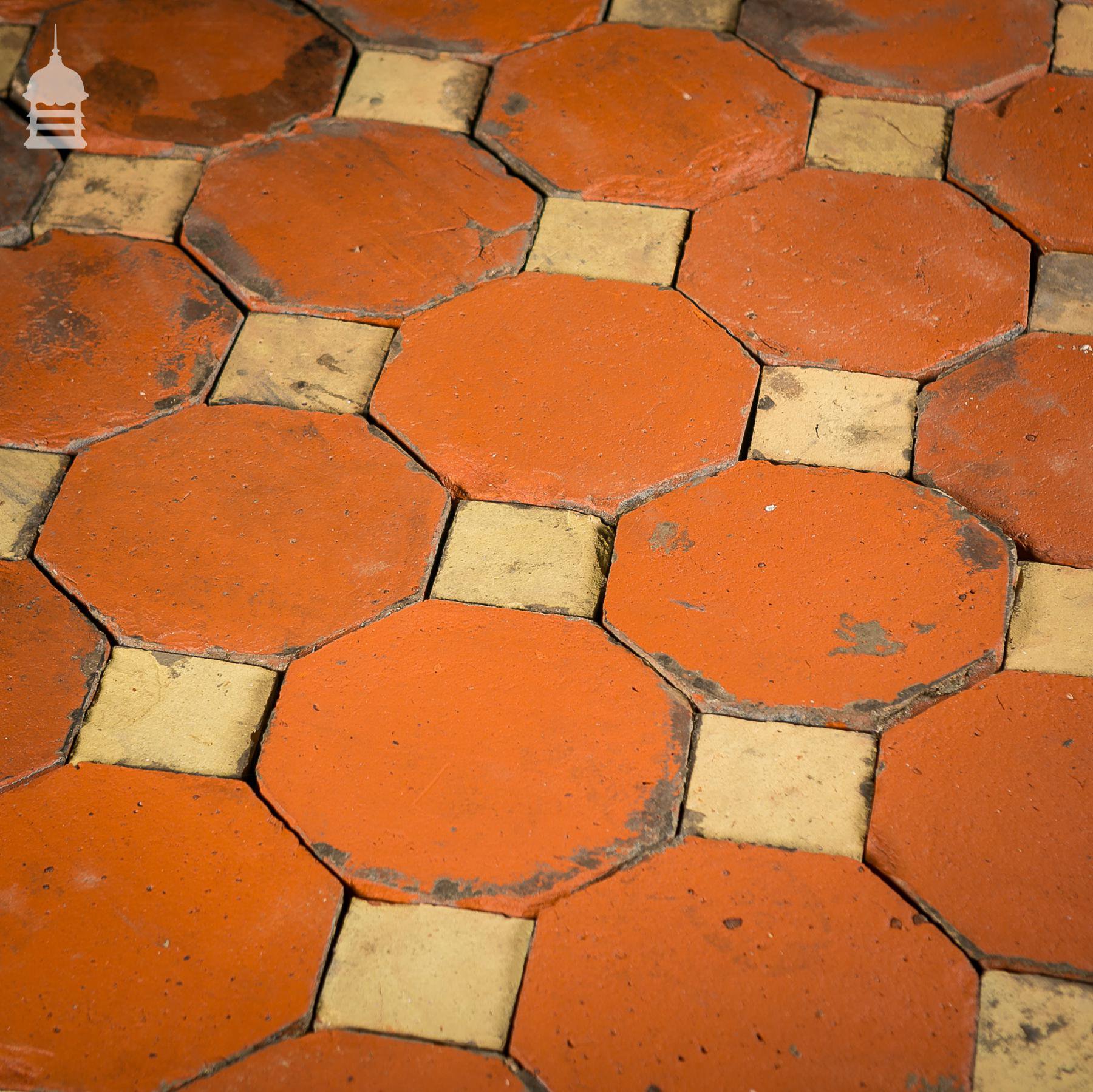 Stunning 18th C Octagonal and Square Church Floor Tiles – 7 SqMs ...