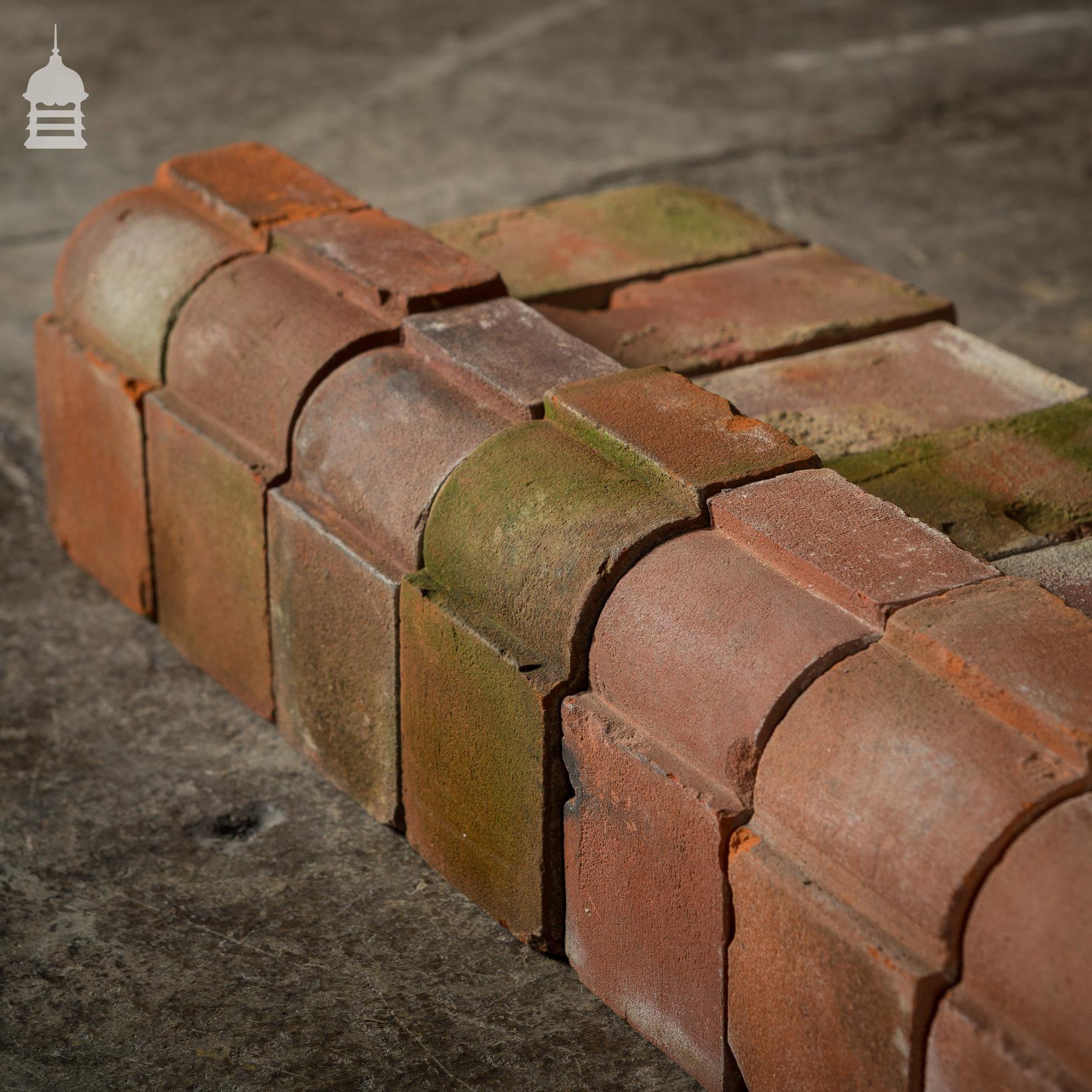 Batch of 147 Stepped Bullnose Red Special Bricks | Norfolk Reclamation