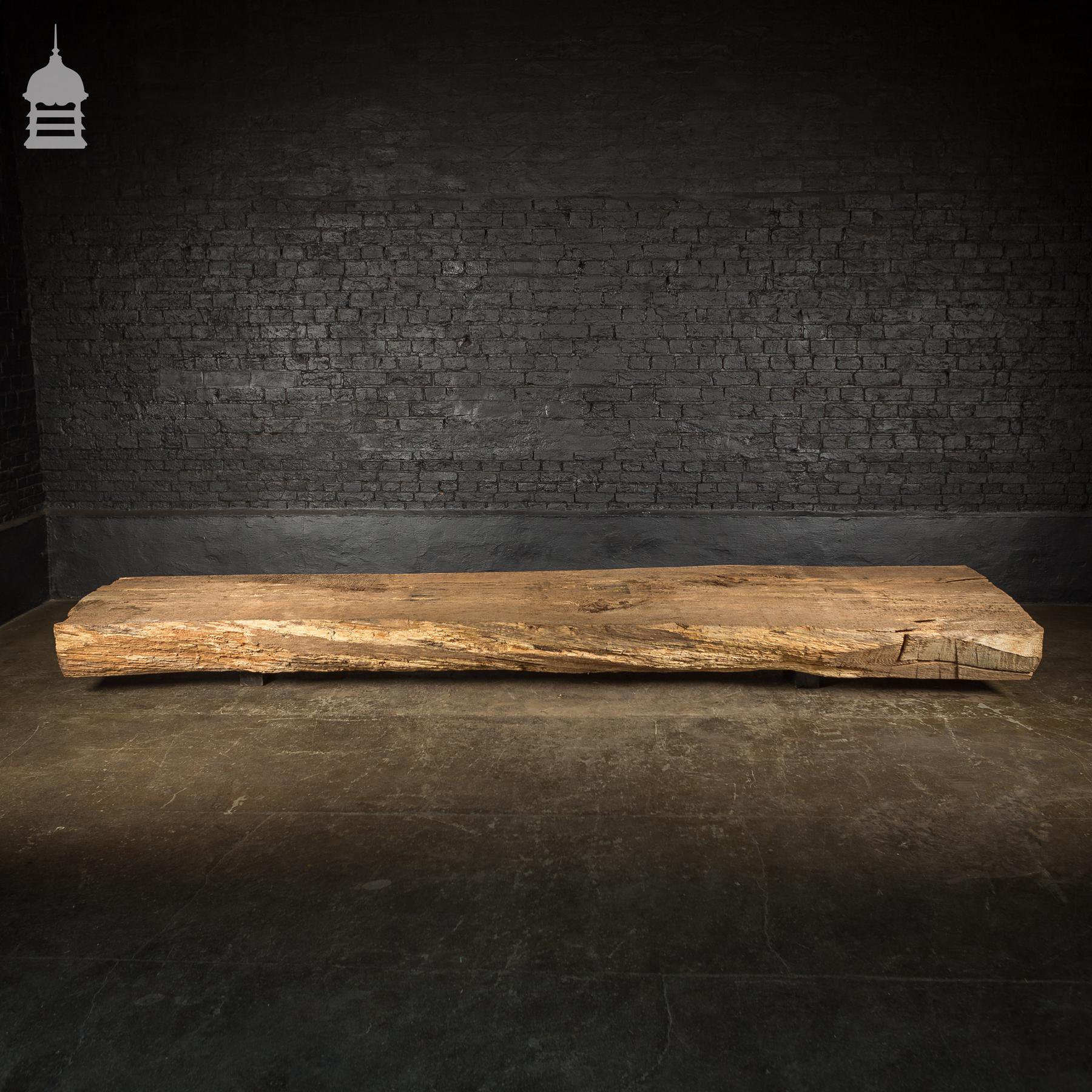 Huge Rustic Seasoned Oak Beam | Norfolk Reclamation