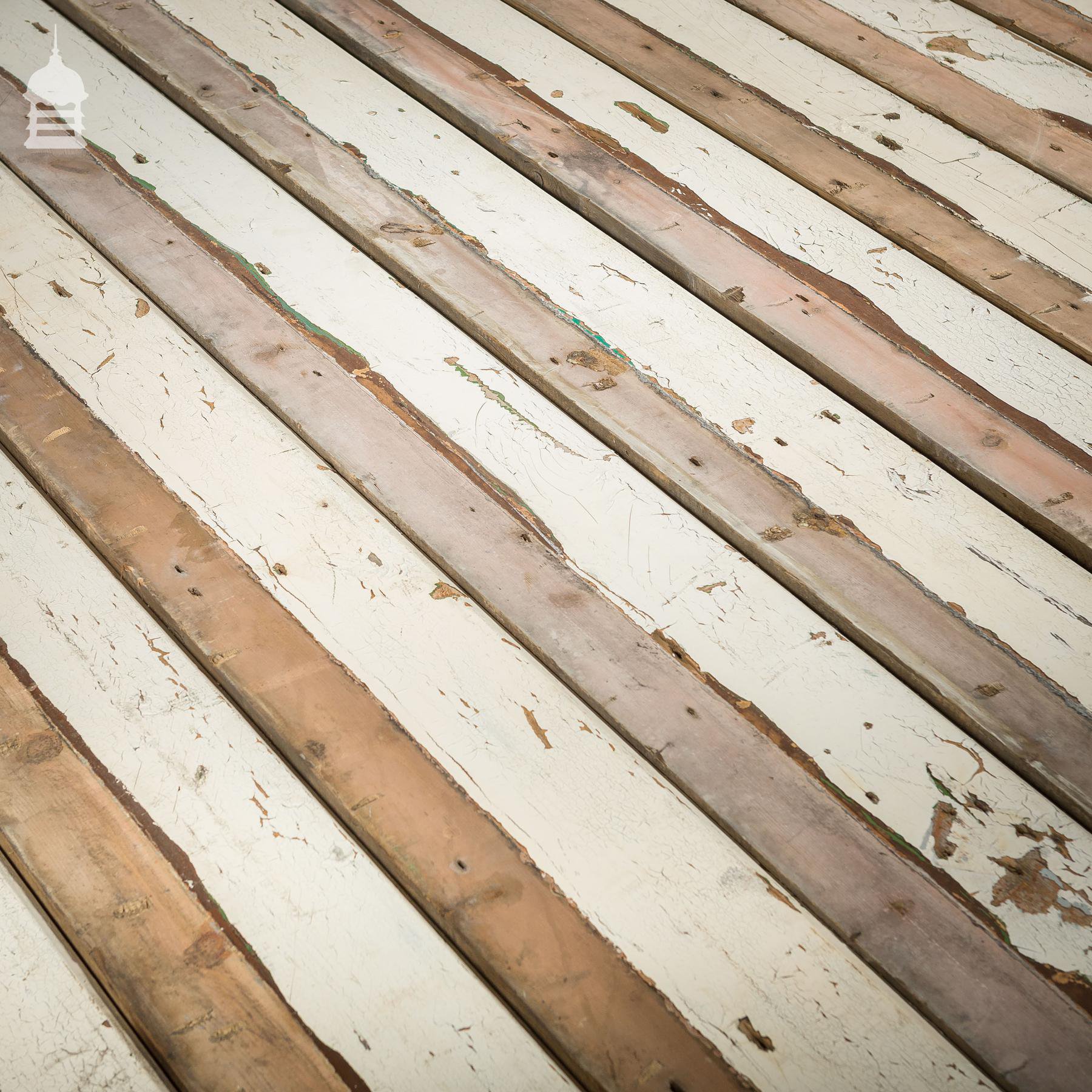 Batch of 8.5 Square Metres of 9.5” Wide White Painted Wall Cladding ...