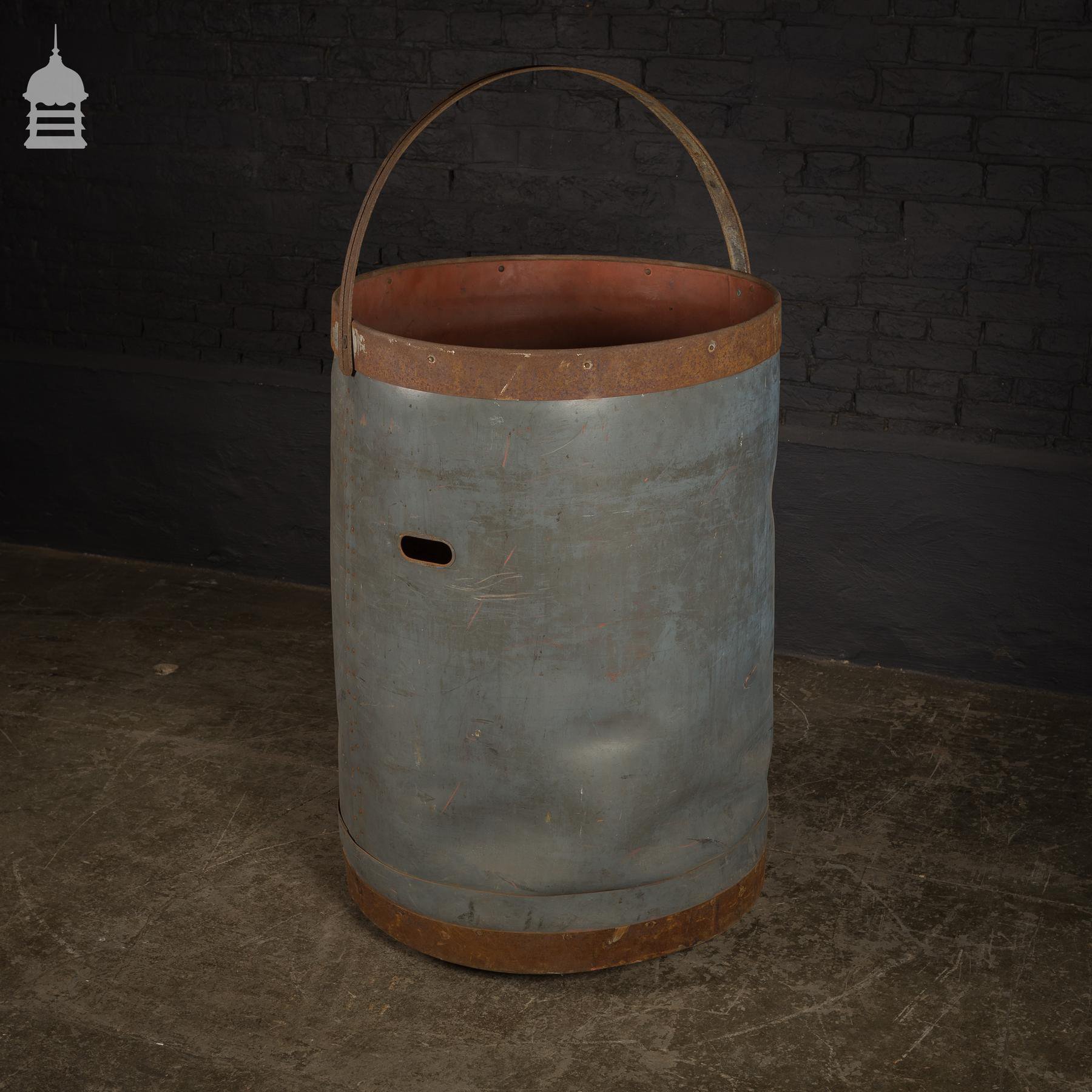 Large Vintage Storage Tub Bin on Castors | Norfolk Reclamation