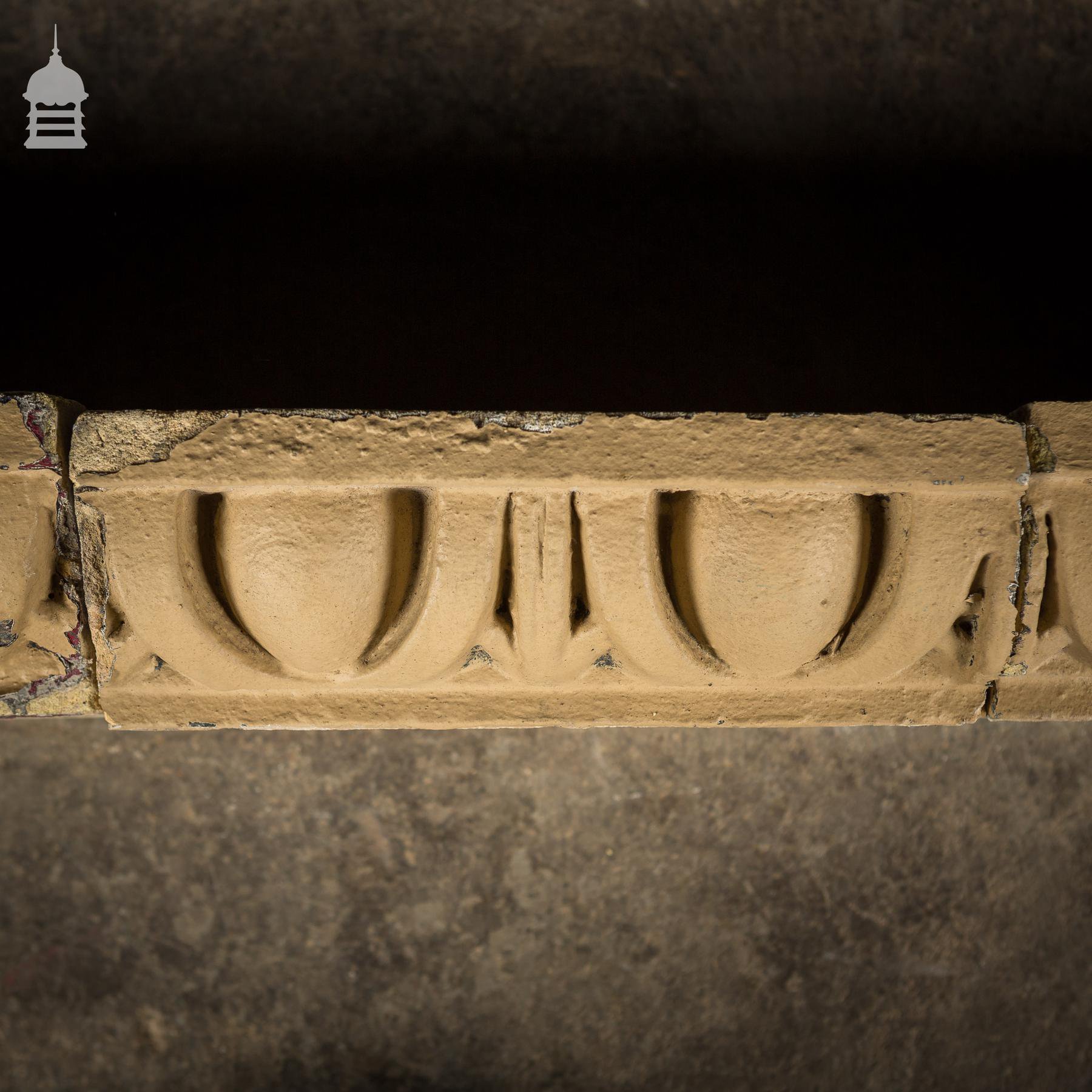 Batch of 16 Decorative Egg & Dart Suffolk White Buff Special Header ...