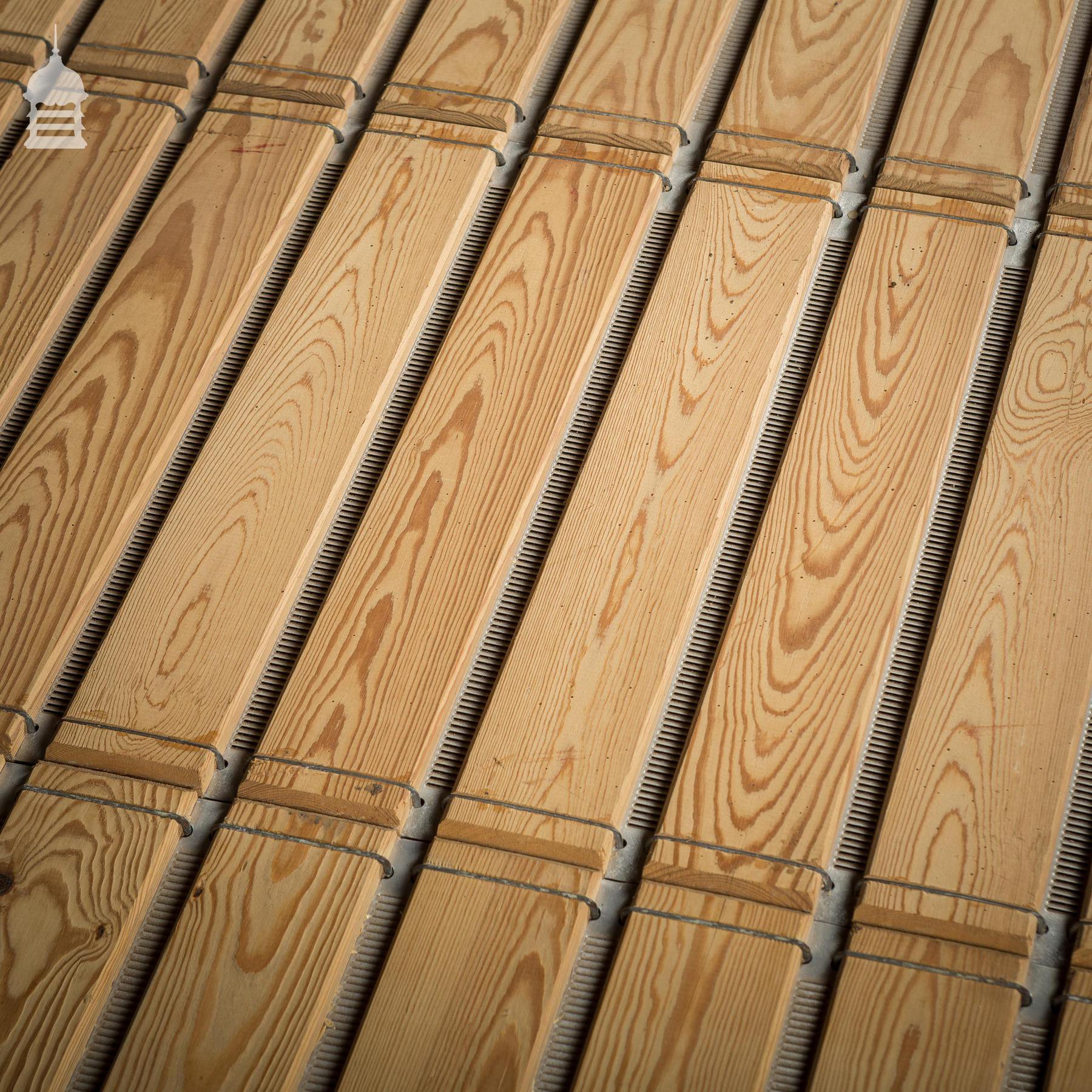 Vintage Pitch Pine and Steel Flexible Ventilated Grain Store Silo ...