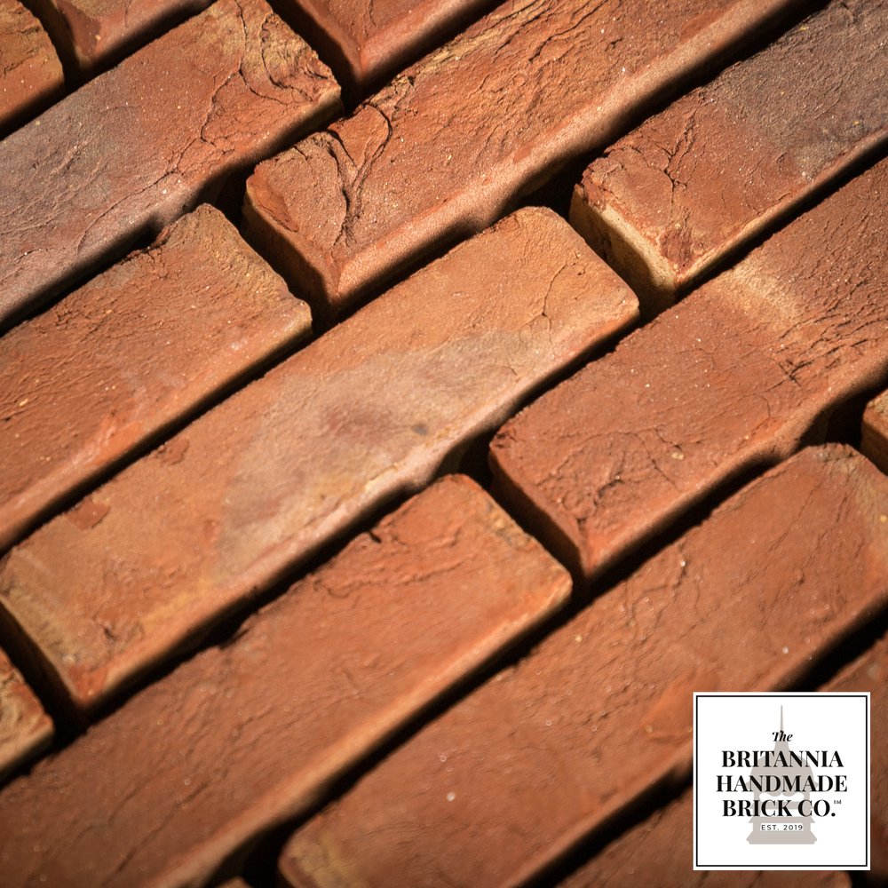 2" Handmade Red Brick, Period Style 2 Inch Facing Bricks | Norfolk ...