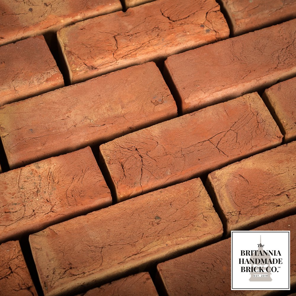 3" Handmade Red Brick, Period Style 3 Inch Facing Bricks | Norfolk ...