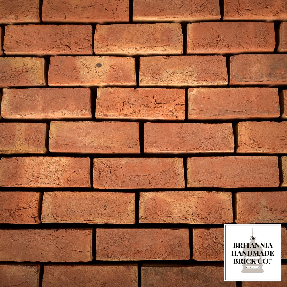 3" Handmade Red Brick, Period Style 3 Inch Facing Bricks | Norfolk ...