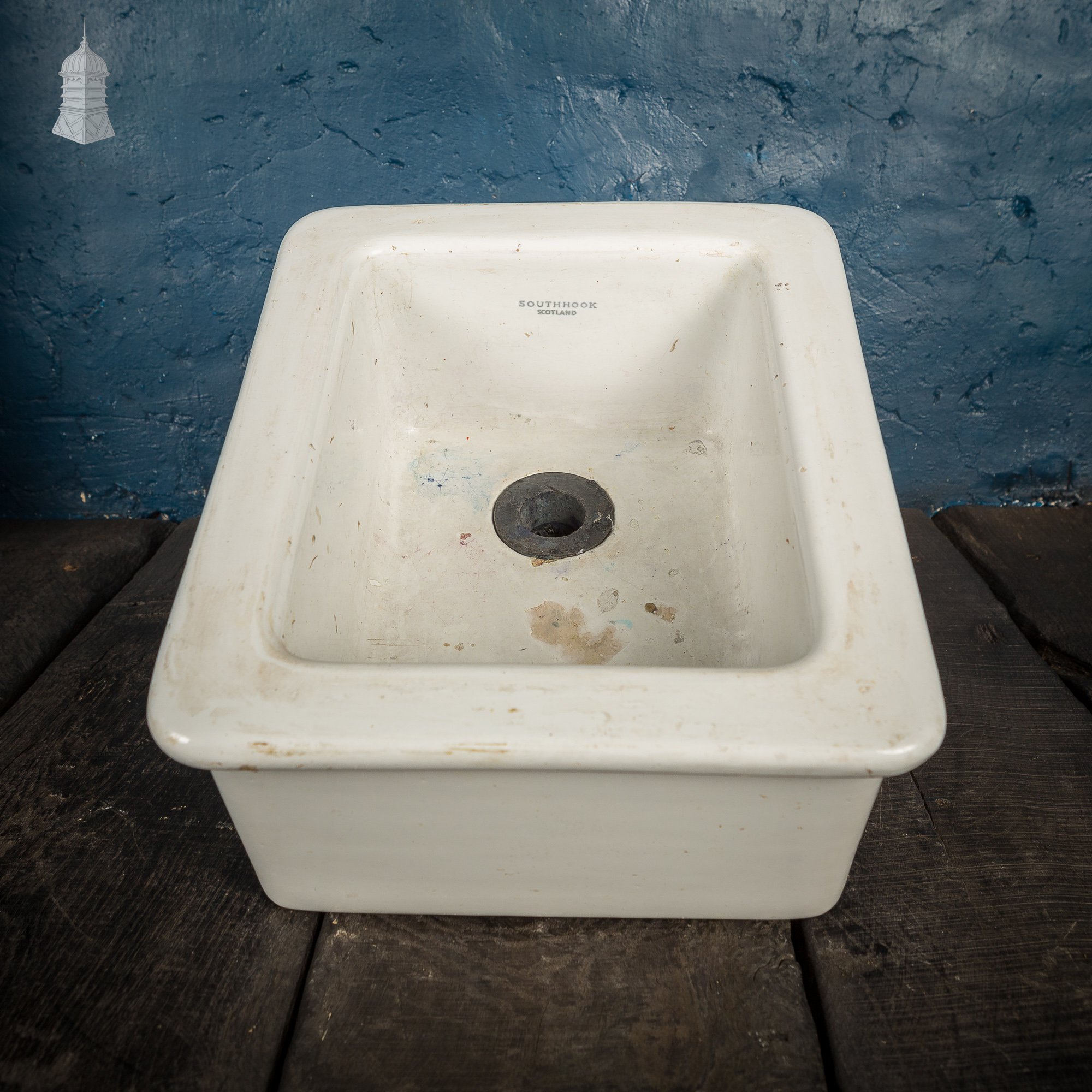 Small Southhook White School Science Lab Sink | Norfolk Reclamation