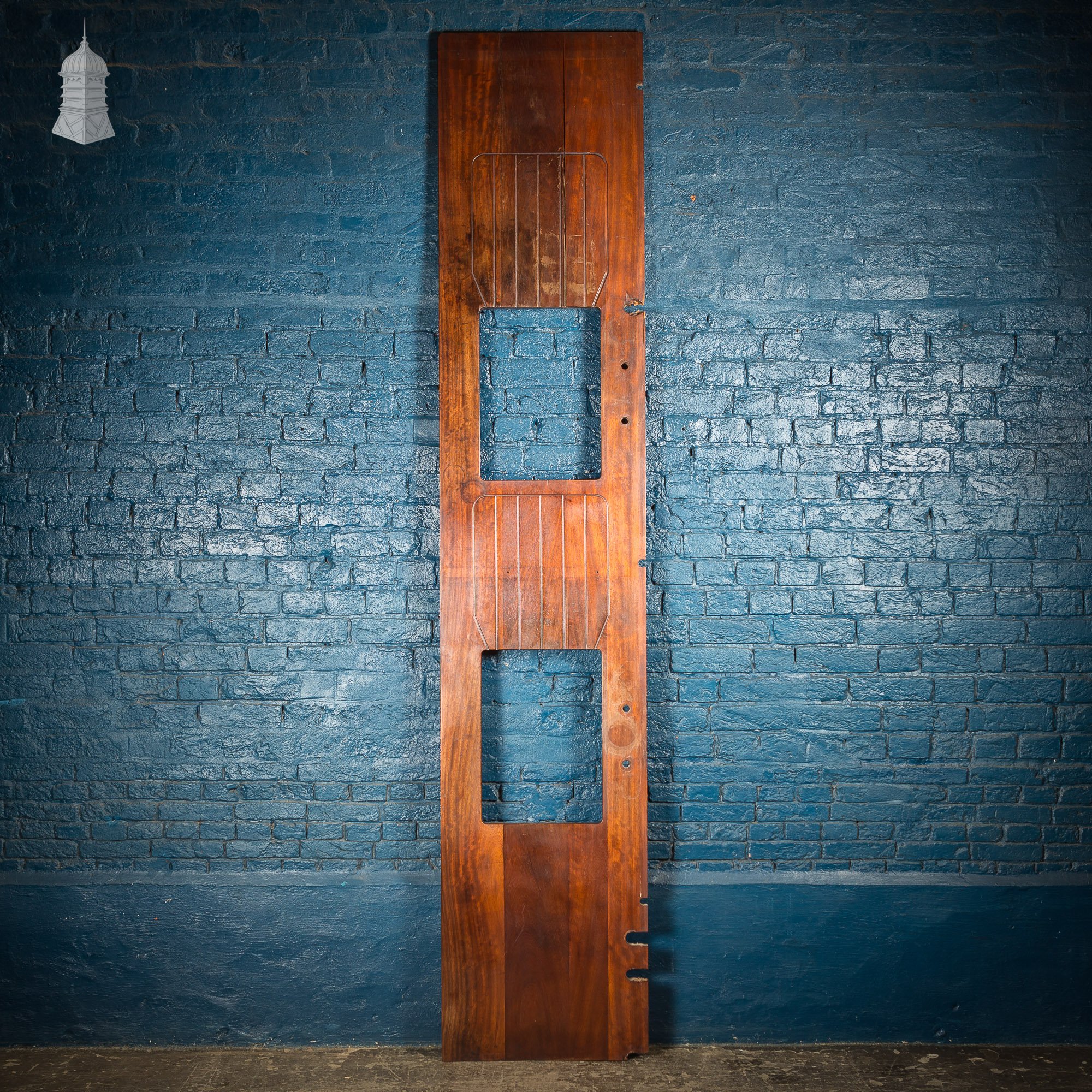 Reclaimed Iroko School Science Lab Worktop With Double Sink Holes and ...