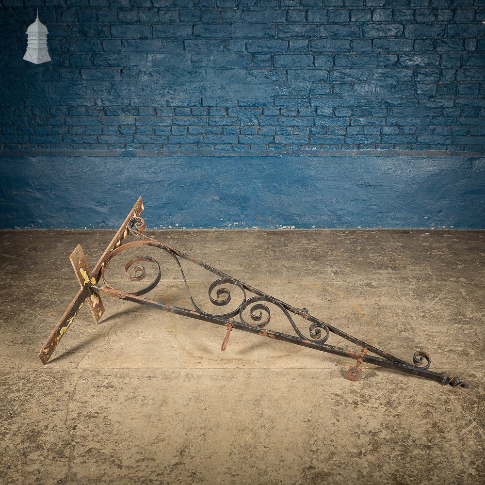19th C Wrought Iron Sign Hanger | Norfolk Reclamation