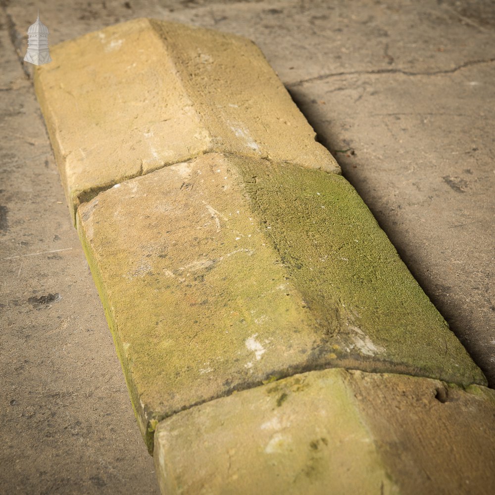 Batch of 90 Buff Wall Copings – A Run of 27 Metres | Norfolk Reclamation