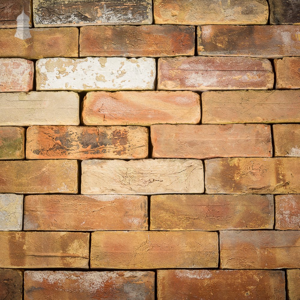 Batch of 169 Reclaimed Buff 2 .5" Bricks | Norfolk Reclamation