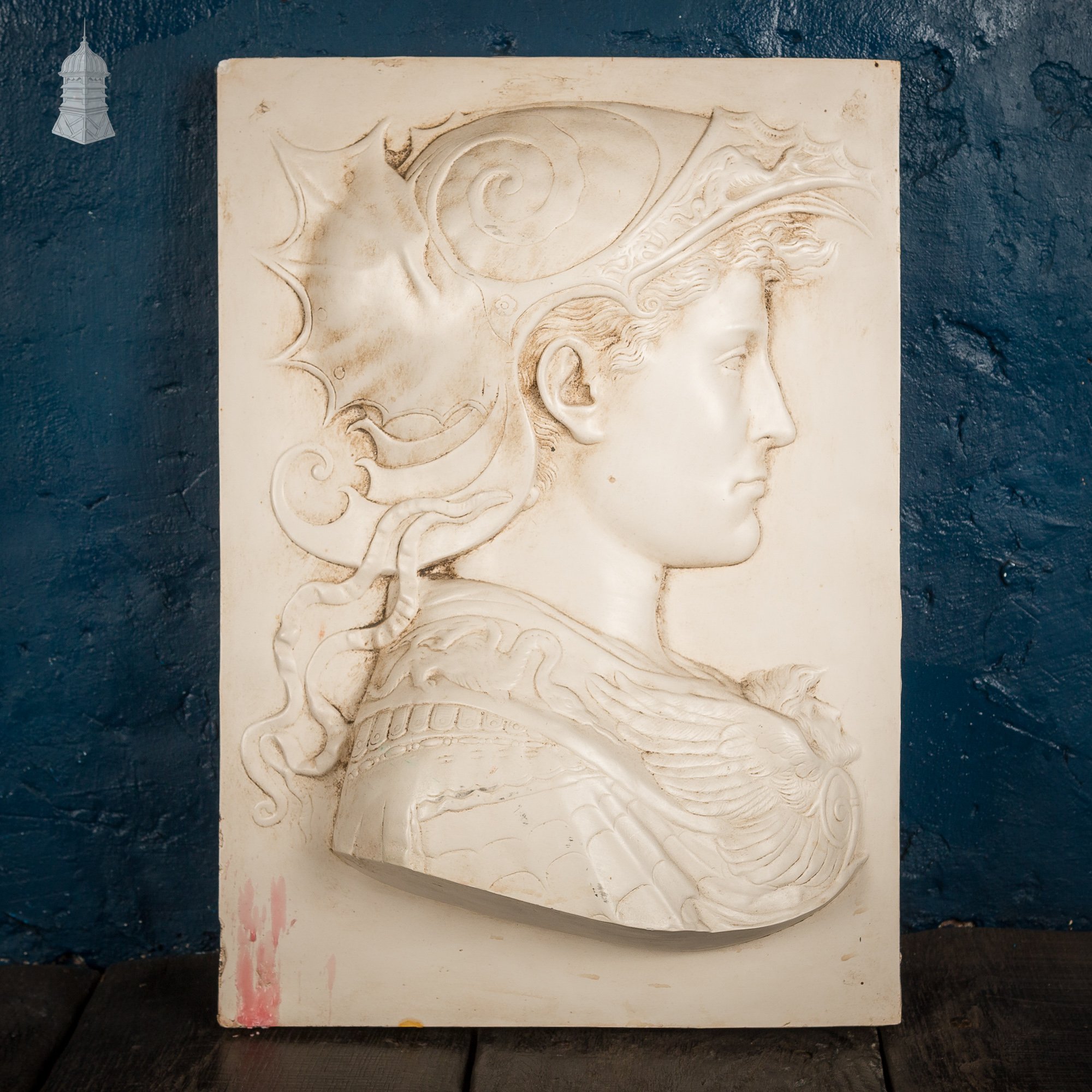 Vintage Renaissance Style Plaster Relief of Roman Soldier | Norfolk ...
