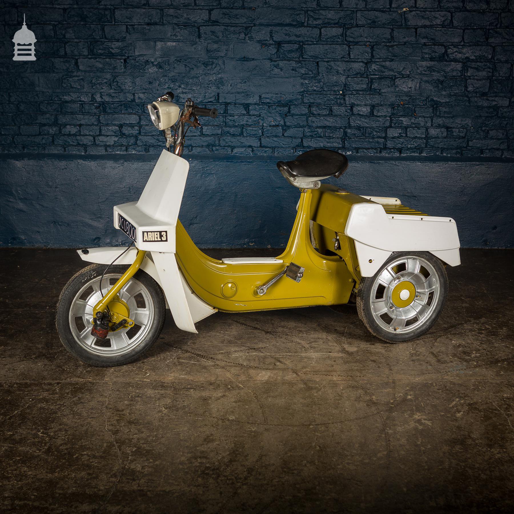 Green 1970’s BSA Ariel 3 50cc Motorised Tricycle Moped | Norfolk ...