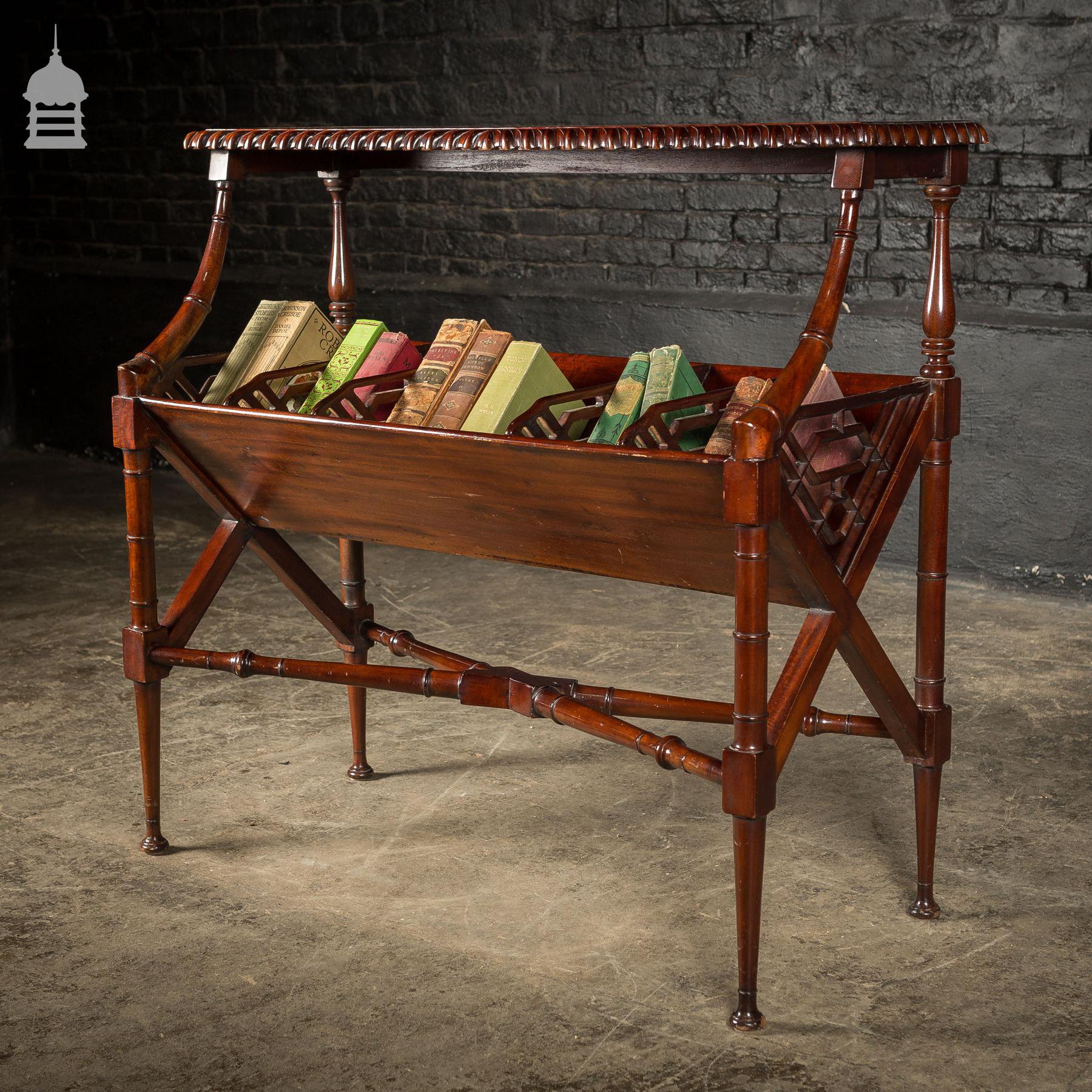 Victorian Regency Revival Library Book Trough Book Shelf | Norfolk ...