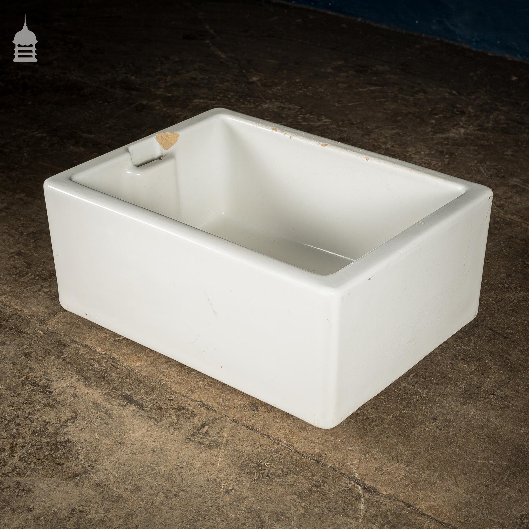 Large White Belfast Sink Marked Southhook 1955 | Norfolk Reclamation