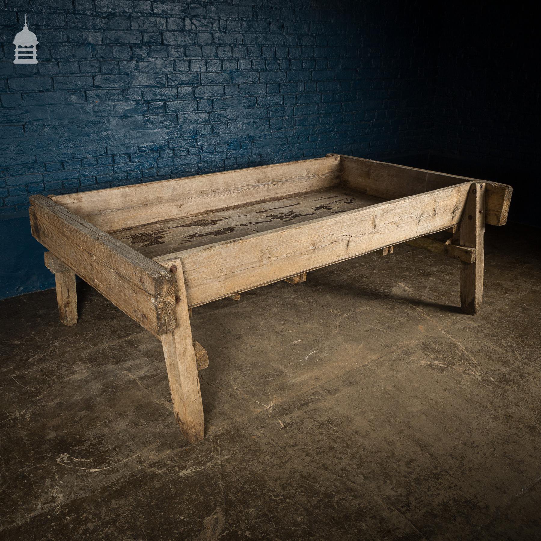 Large Bygone Oak and Pine Wooden Animal Feed Trough | Norfolk Reclamation