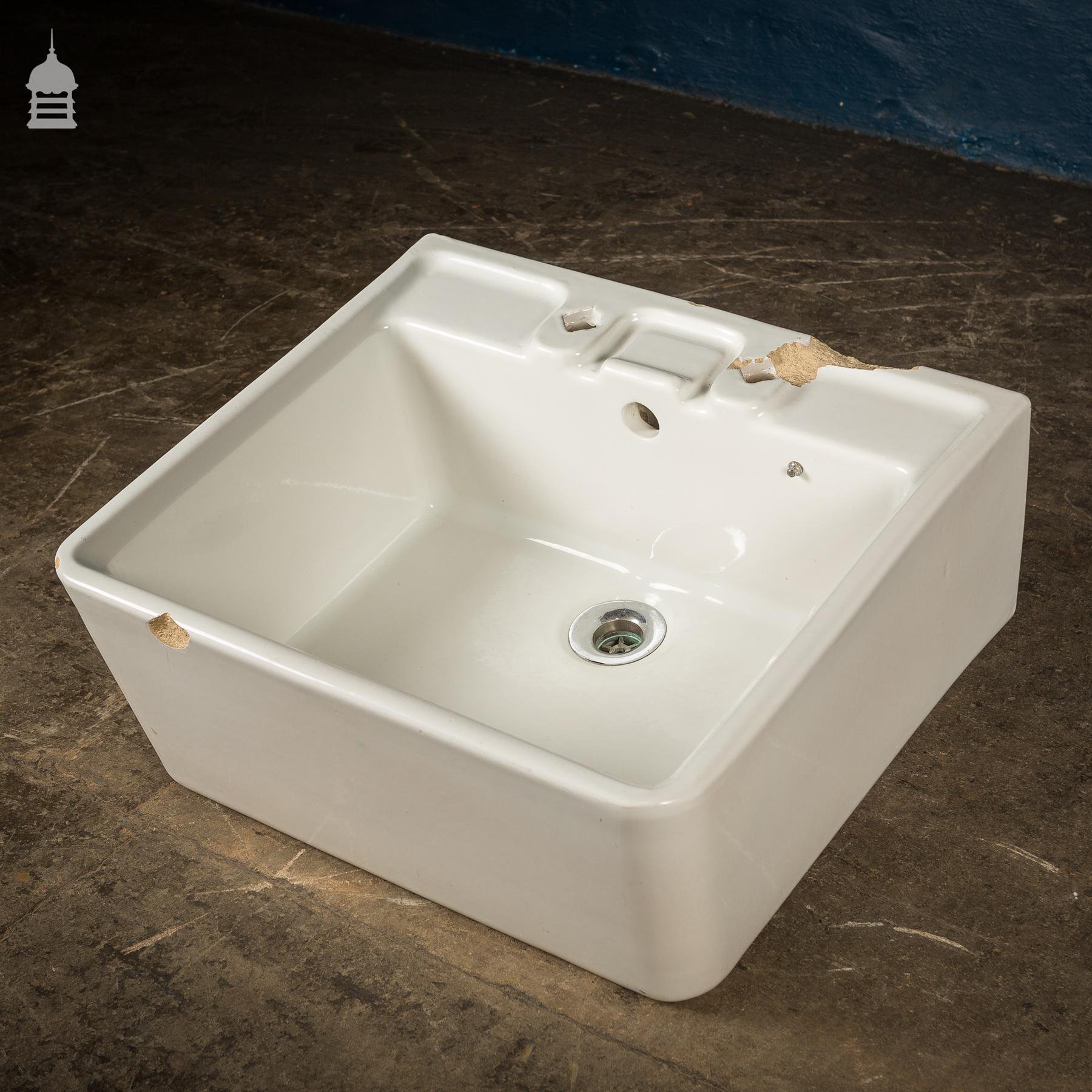 Large White Ceramic Sink | Norfolk Reclamation