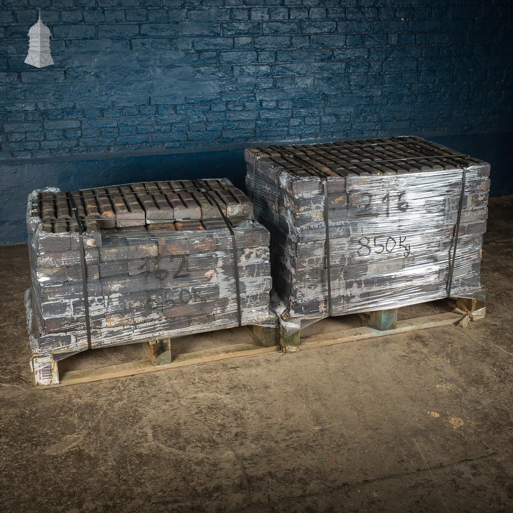 Batch of 360 Staffordshire Blue 4 Block Stable Bricks | Norfolk Reclamation