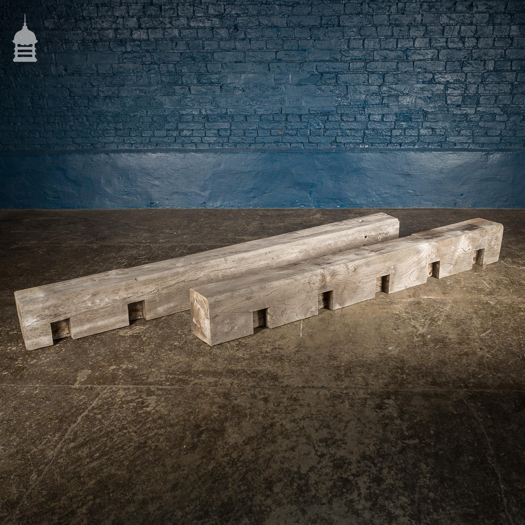 18th C Elm Beam Cut in Half | Norfolk Reclamation