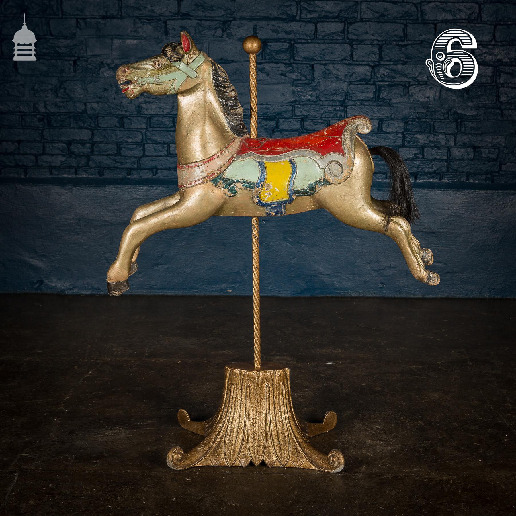A Rare English 19th C Juvenile Carousel Galloper Horse by Anderson of ...