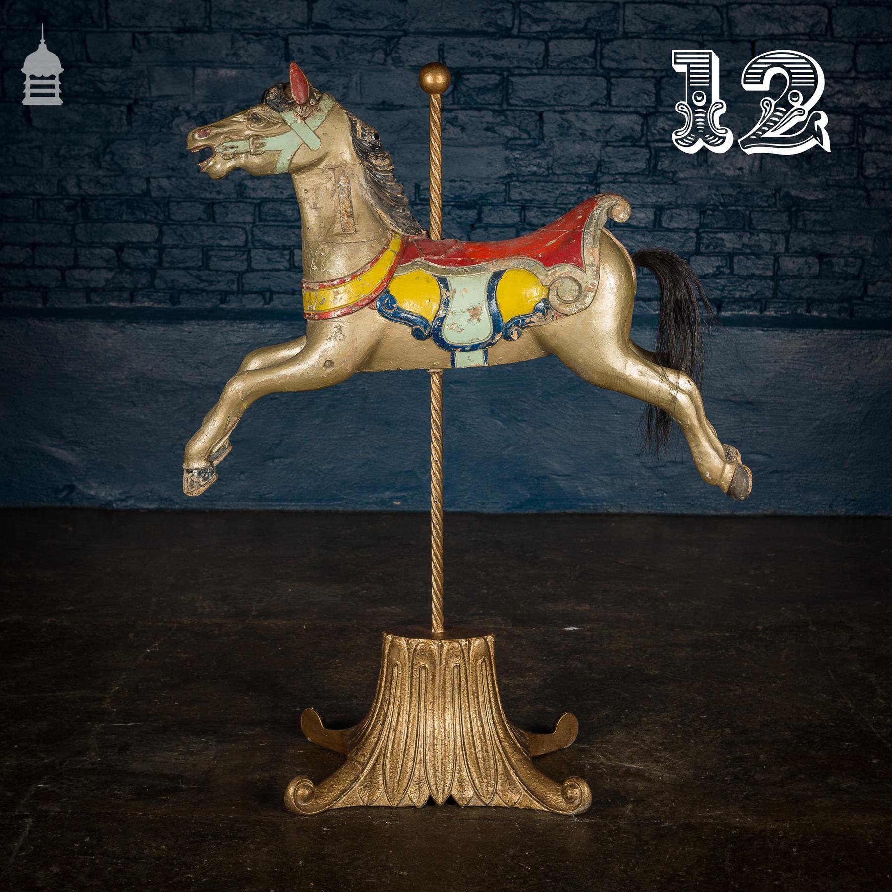 A Rare English 19th C Juvenile Carousel Galloper Horse by Anderson of ...