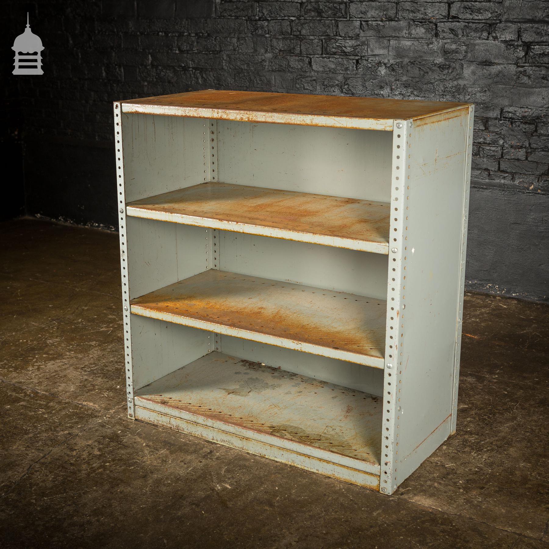 Steel Industrial Factory Shelving Unit | Norfolk Reclamation