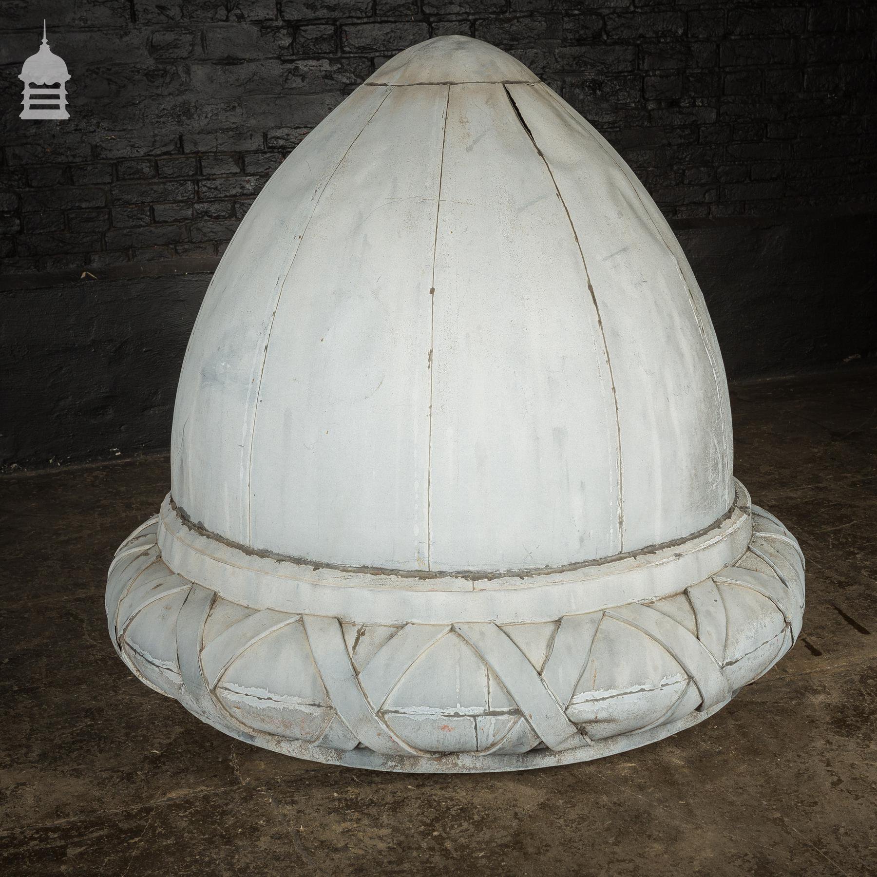 Large Early 19th C Zinc Architectural Acorn Finial Dome Cupola ...