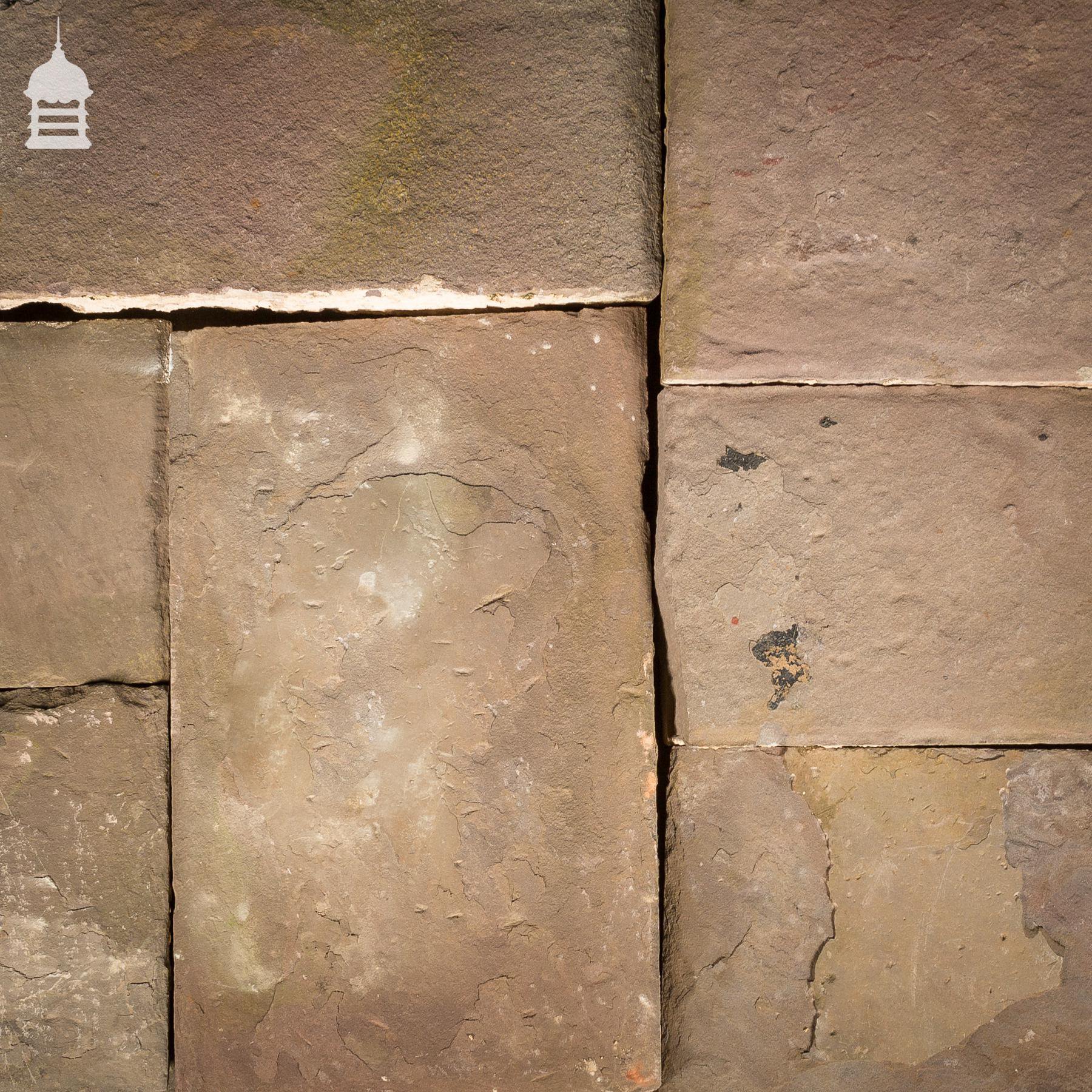 Batch of 3.9 Square Metres of Mixed Thickness Pennant Stone Slabs ...