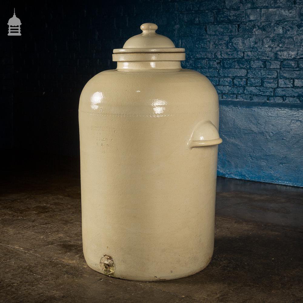 Large Victorian Royal Doulton Ceramic Chemical Jar | Norfolk Reclamation