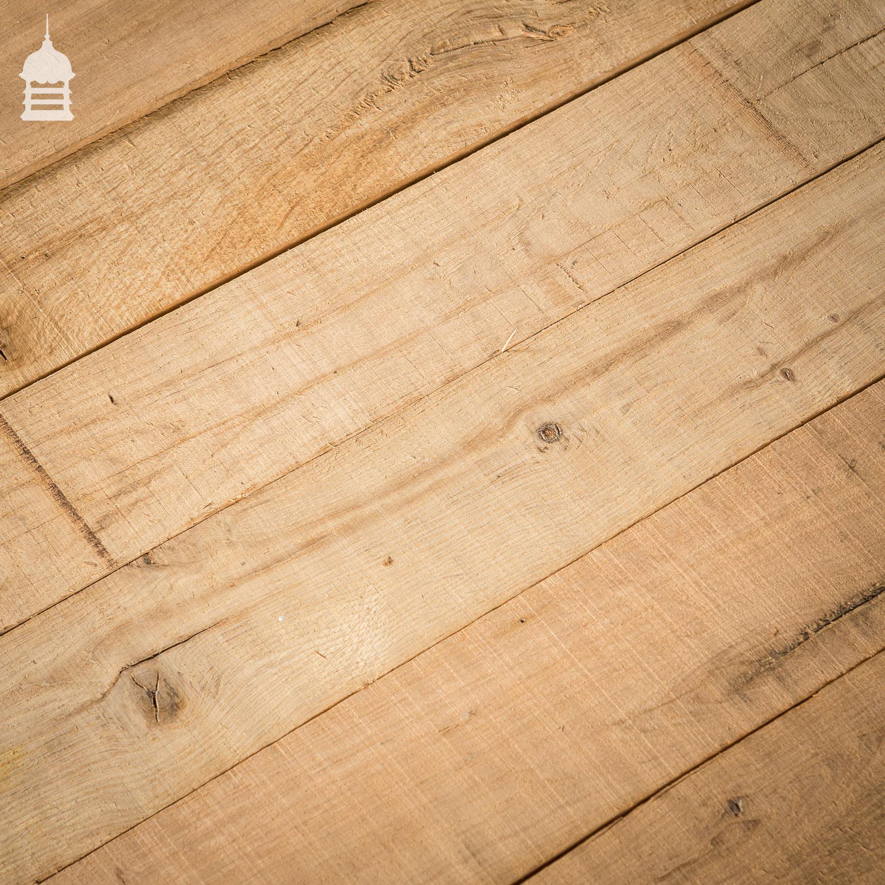 Batch of 3 Square Metres of Seasoned Sawn Finish Short Narrow Oak ...