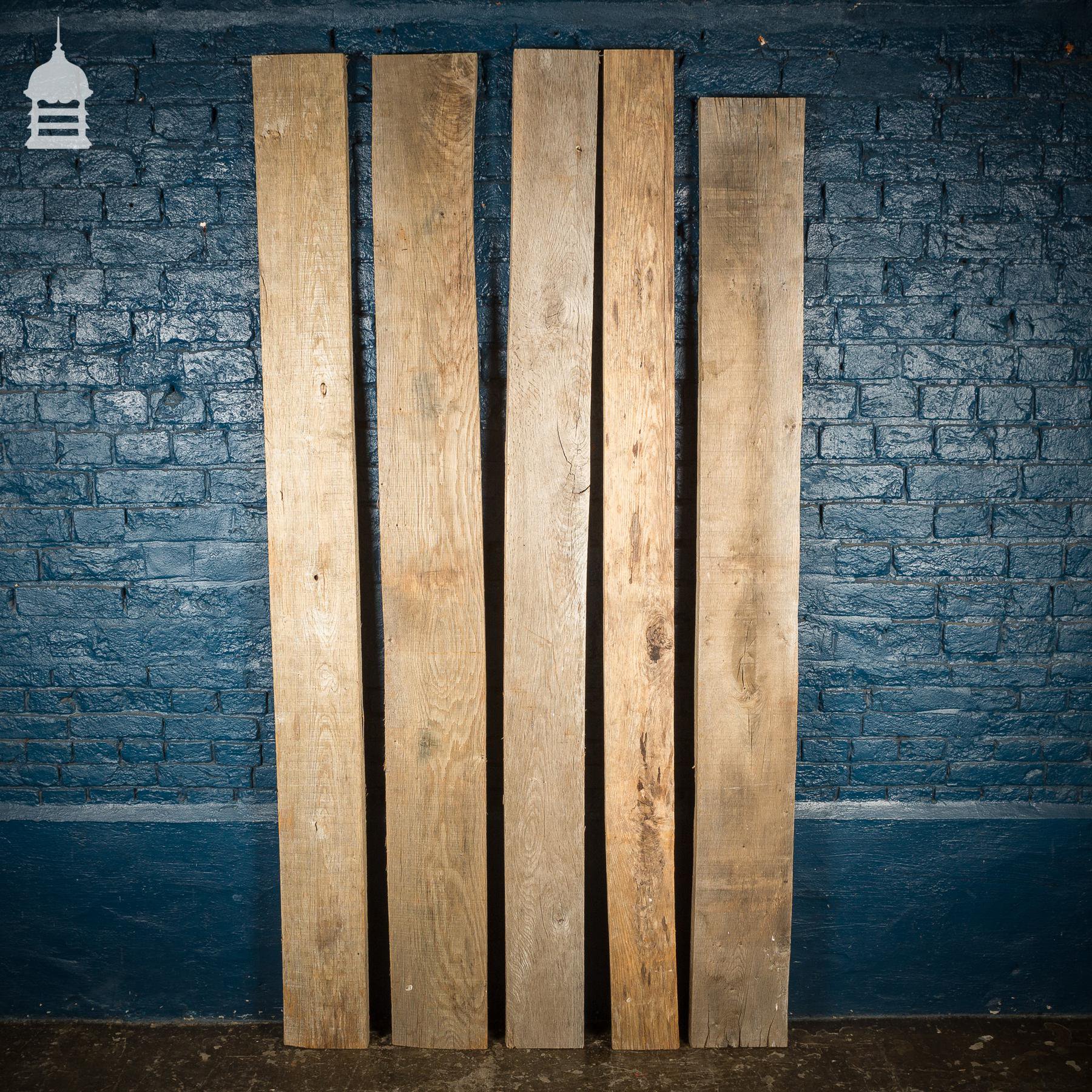 Batch of 5 Seasoned Oak Planks | Norfolk Reclamation