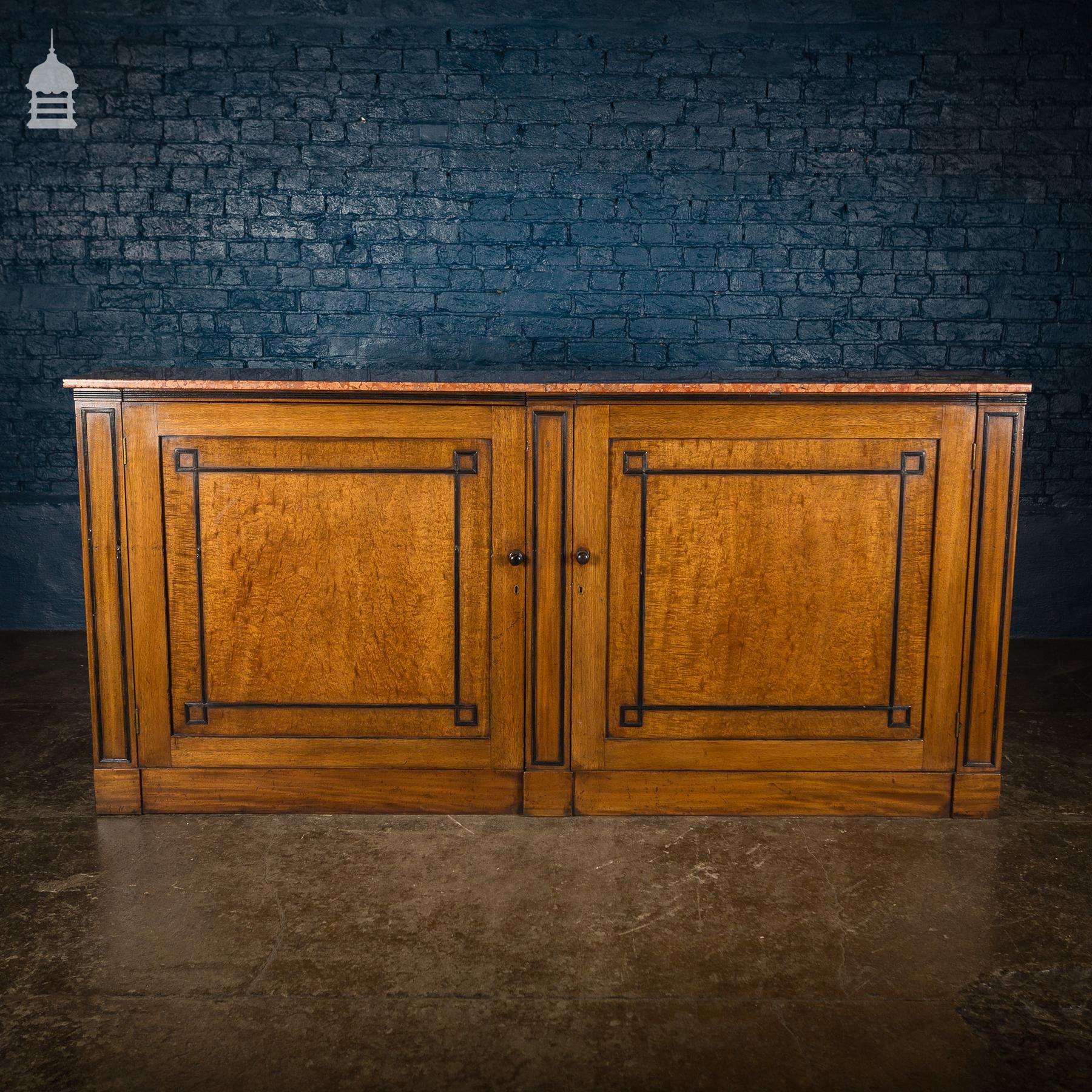 Regency Mahogany Bookcase with Marble Top | Norfolk Reclamation