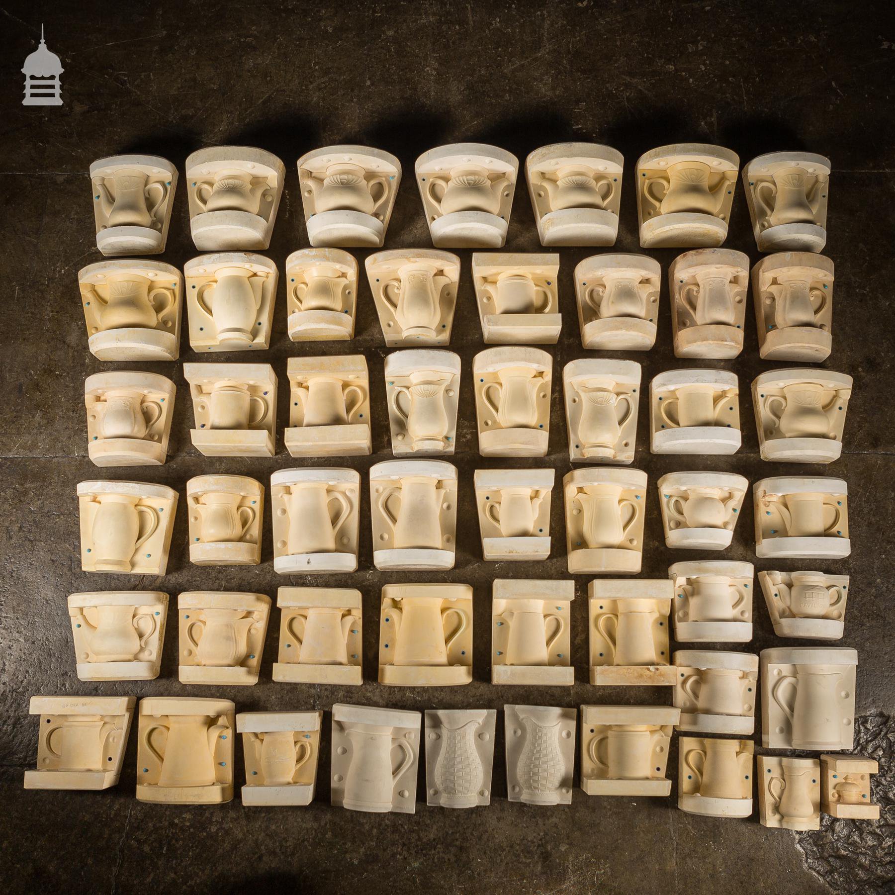 Batch of 50 Vintage Teapot Pottery Moulds | Norfolk Reclamation