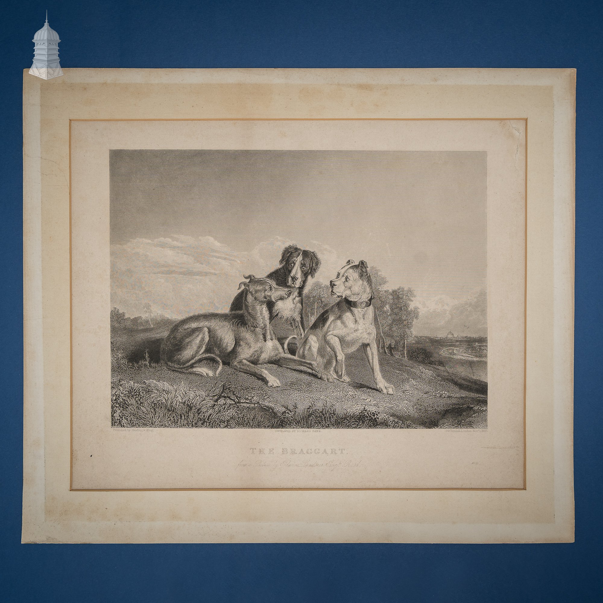 ‘The Braggart’ Original 19th C Richard Parr Engraving after Edwin ...