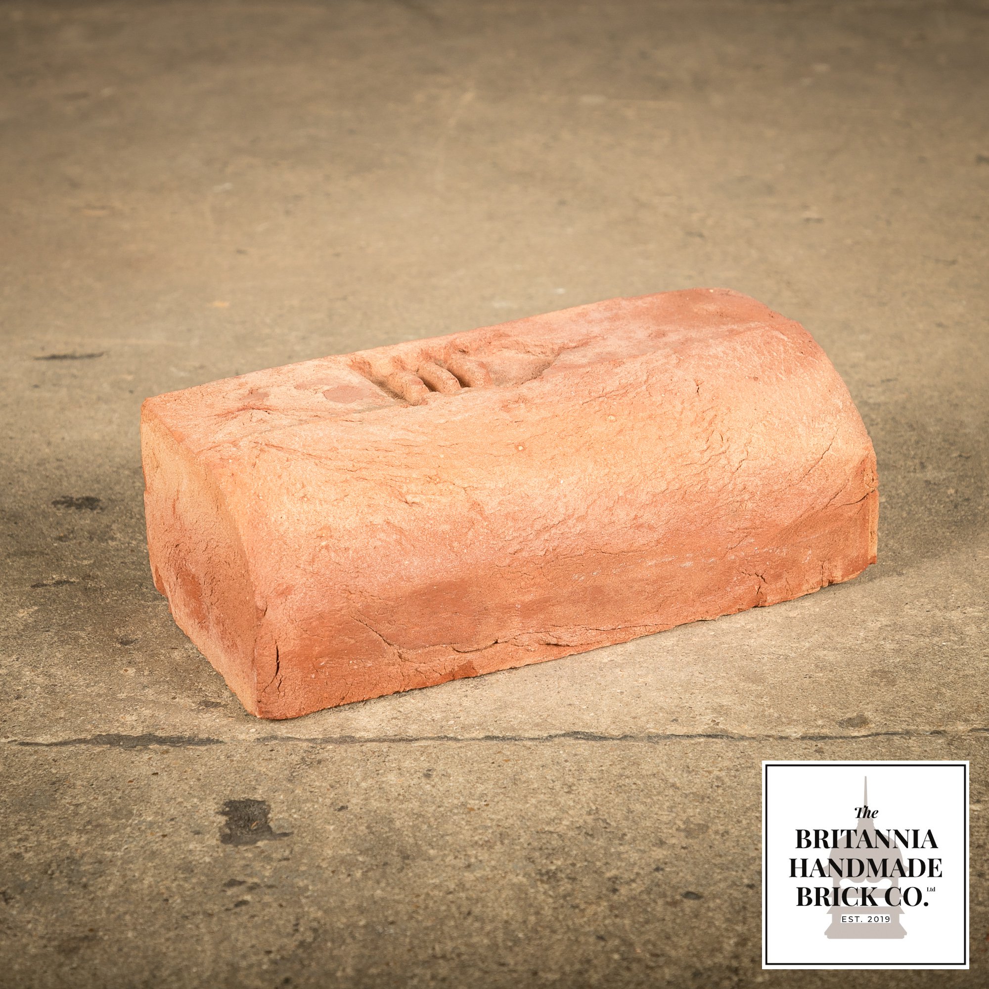 3” Bullnose Stretcher, Handmade Period Style Red Brick | Norfolk ...