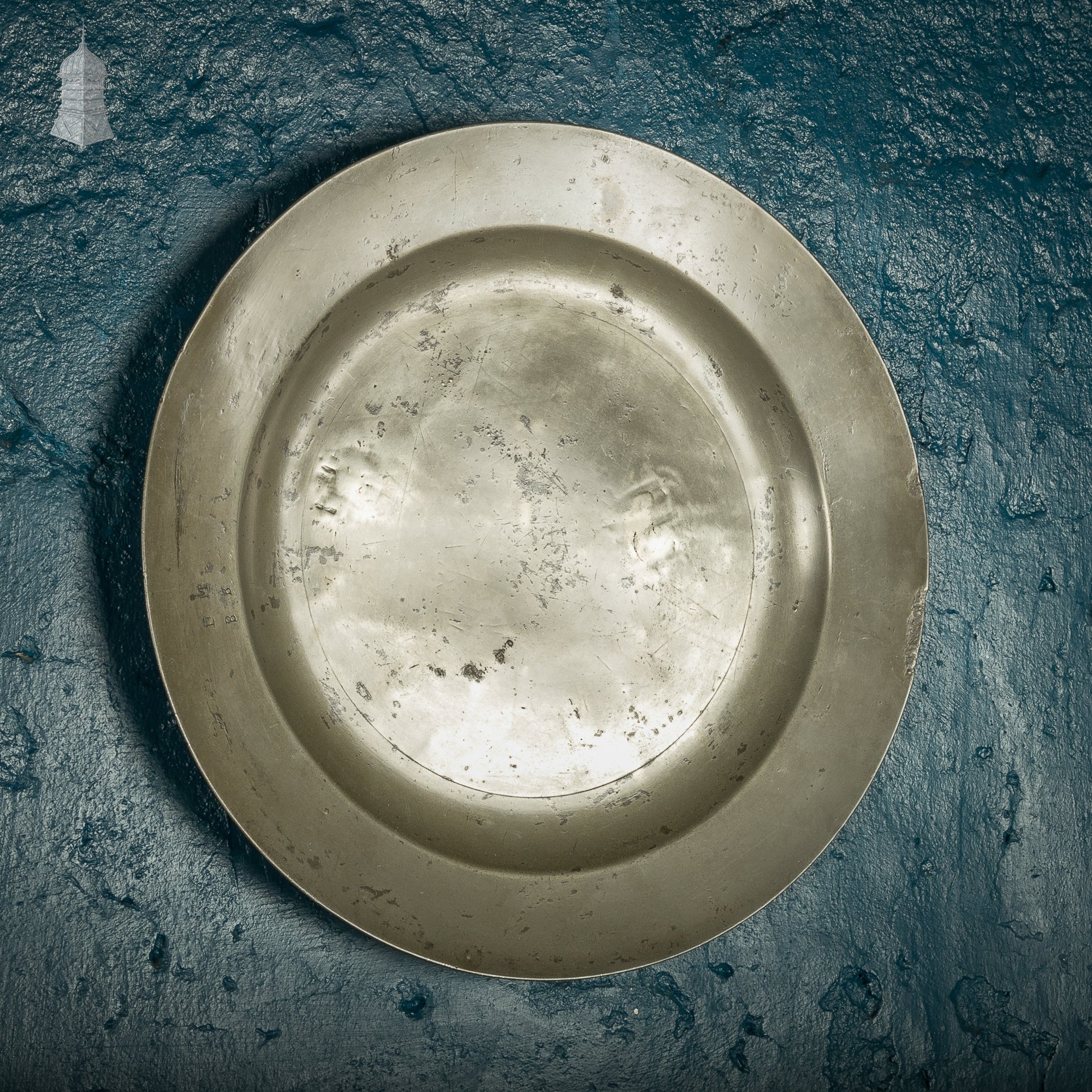 Pewter Charger Plate, 15 Inch, 18th C | Norfolk Reclamation