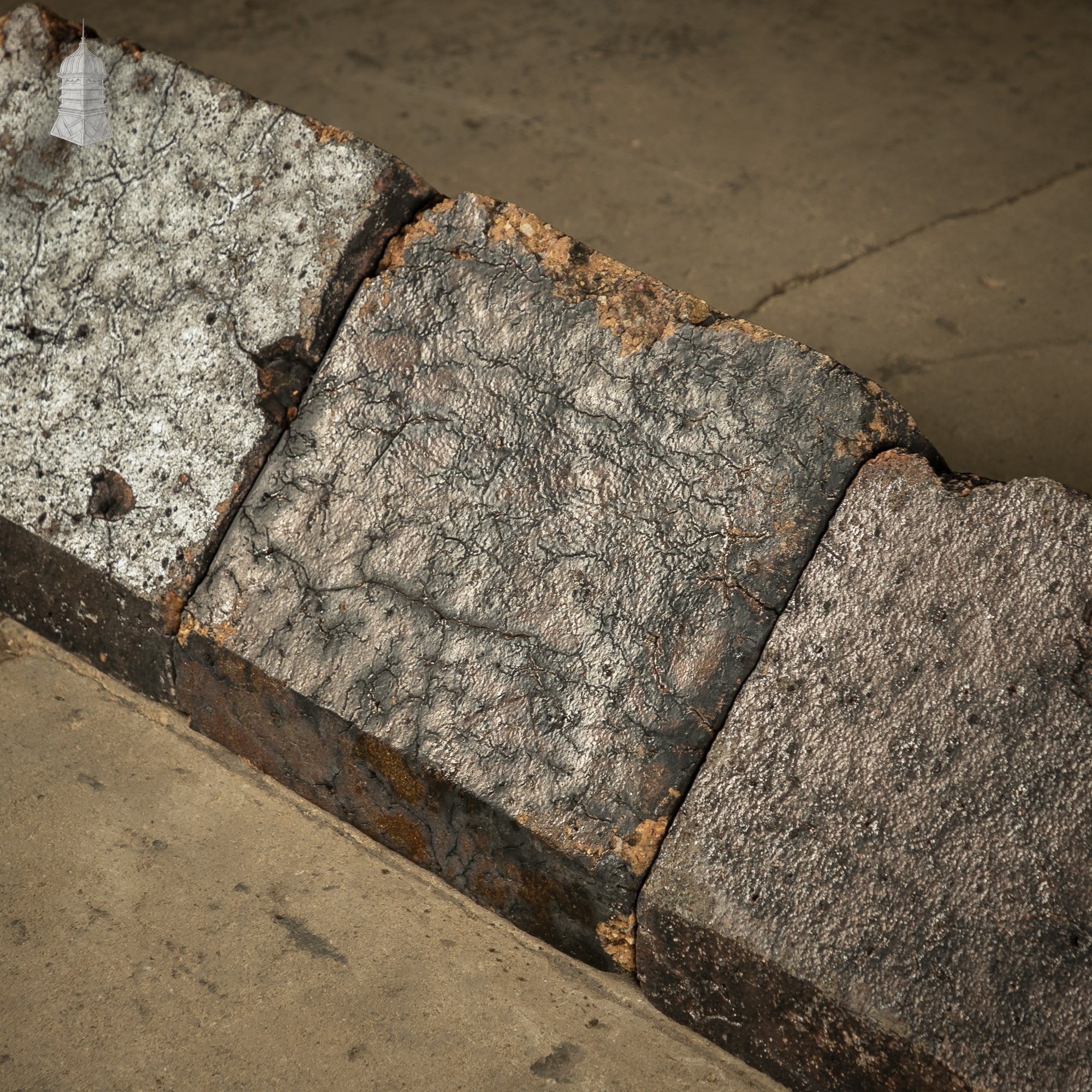 Triangle Wall Coping, Glazed Interlocking Copings - A run of 6.4 Metres ...