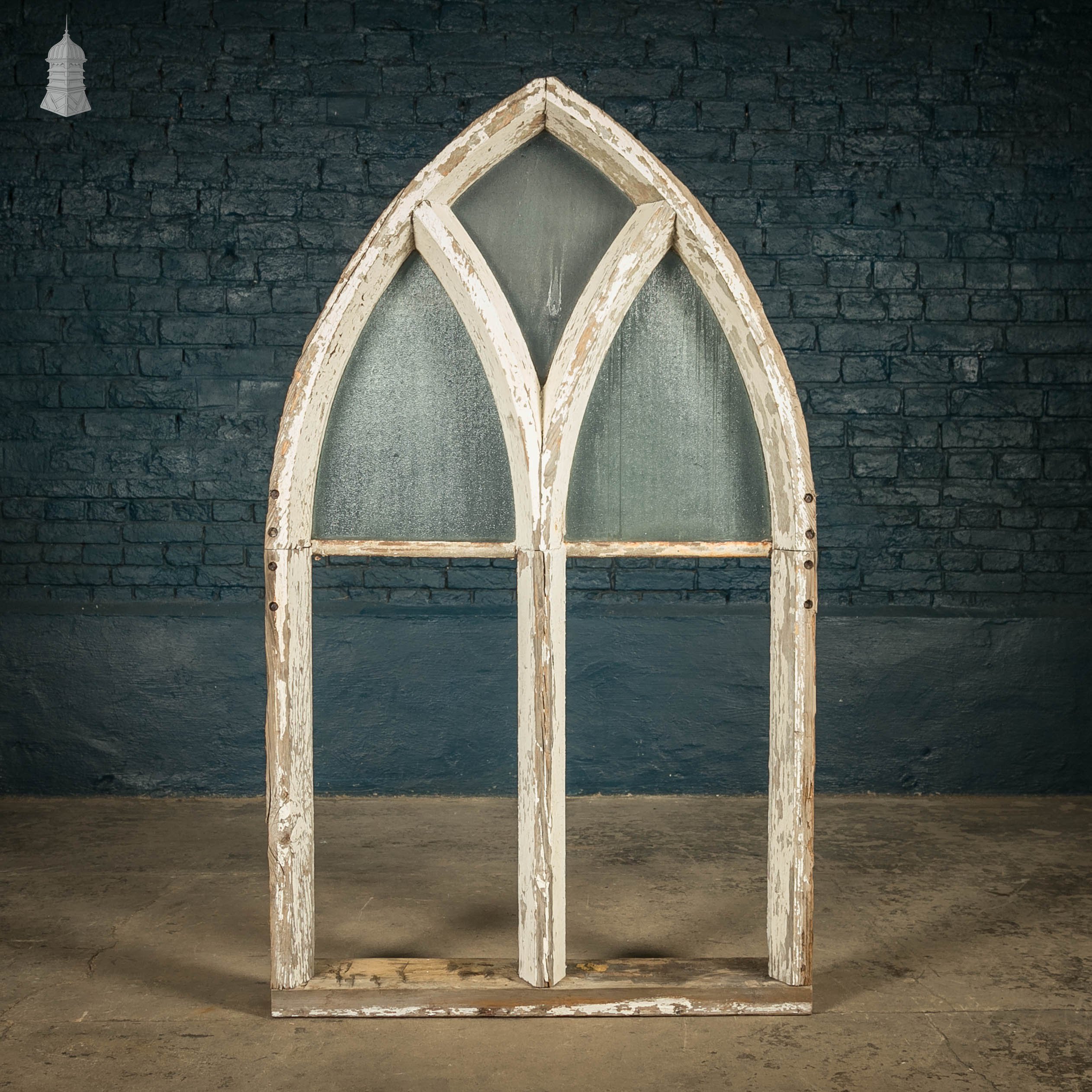 Arch Top Window, Gothic style, wooden frame | Norfolk Reclamation