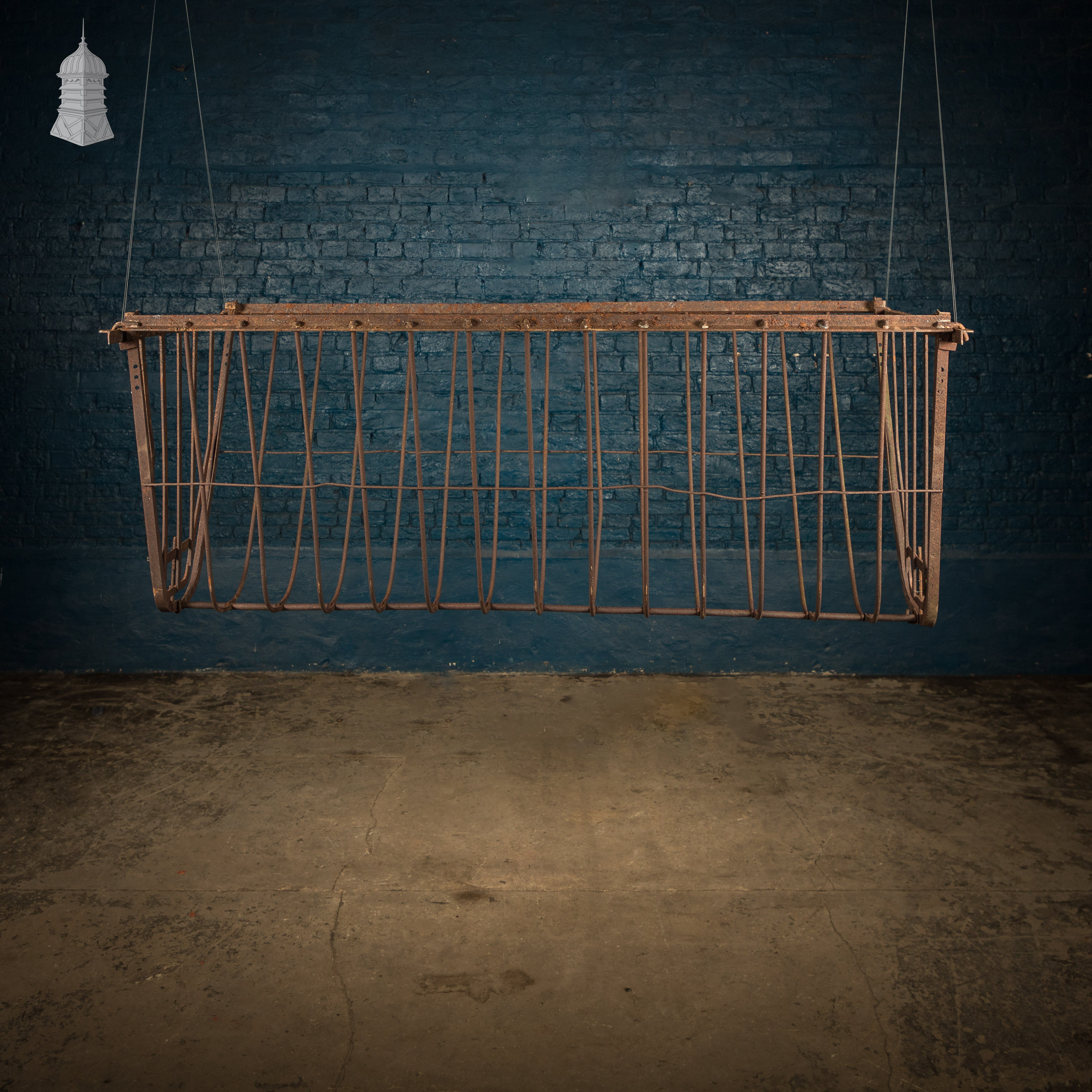Iron Hay Rack, Large Bygone Animal Feeder | Norfolk Reclamation
