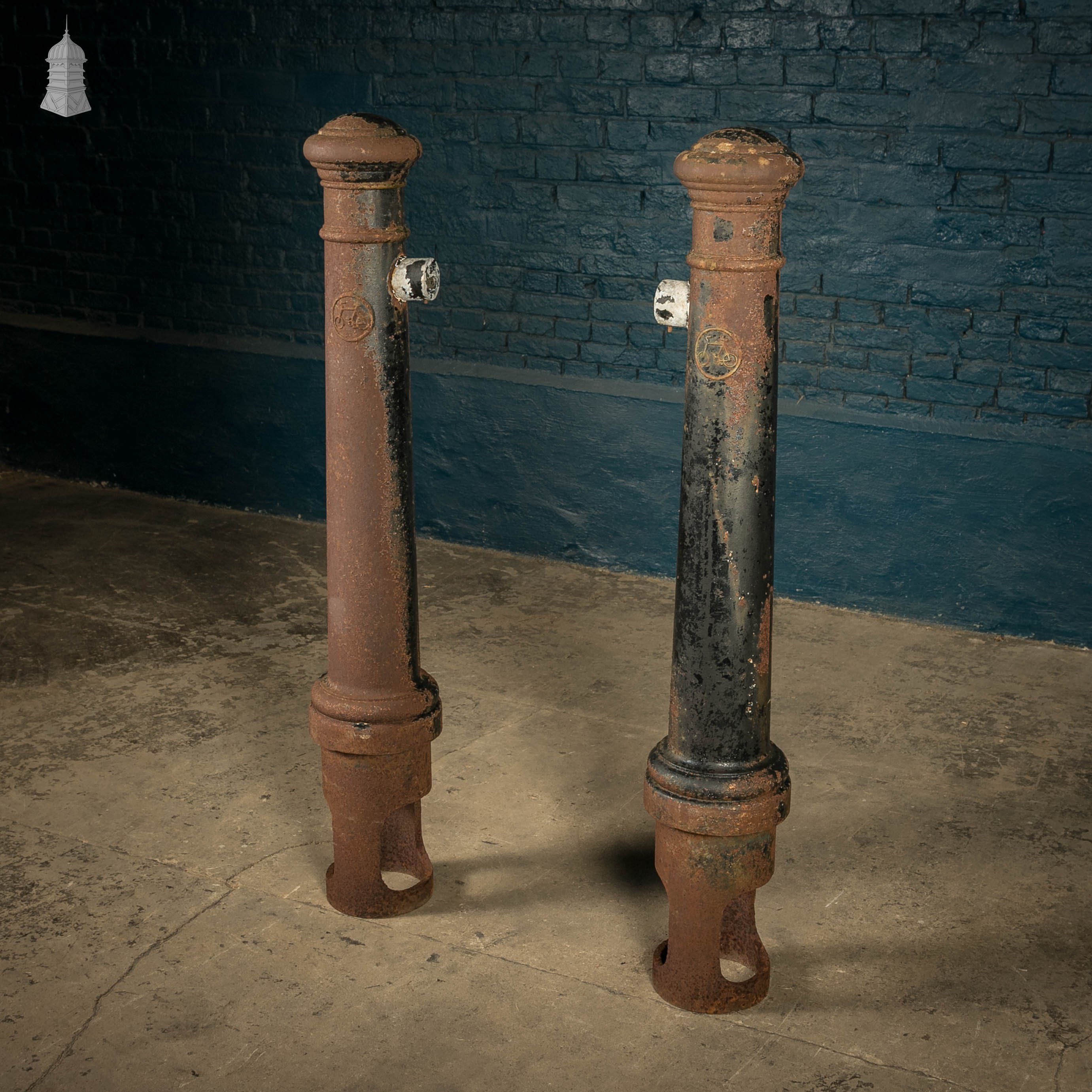 Cast Iron Columns, Cycle Rack Elements | Norfolk Reclamation
