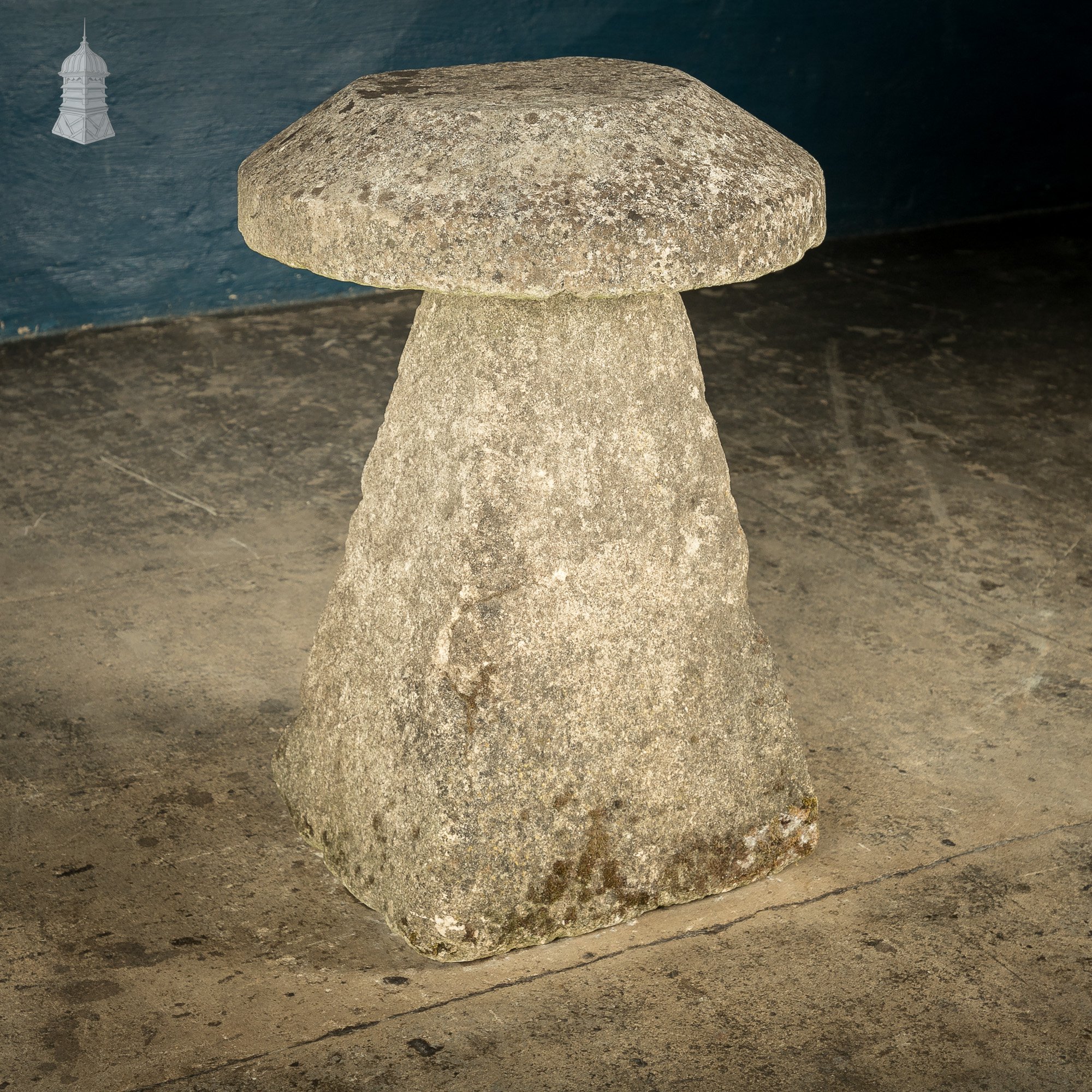 16th C Square Granite Staddle Stone Base with Circular Top | Norfolk ...