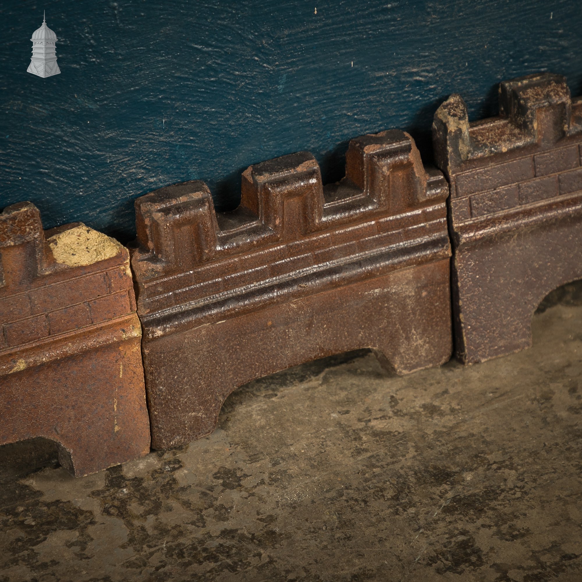 Glazed Garden Edgings – Grade B, Batch of 60, Castellation Design, 14m ...