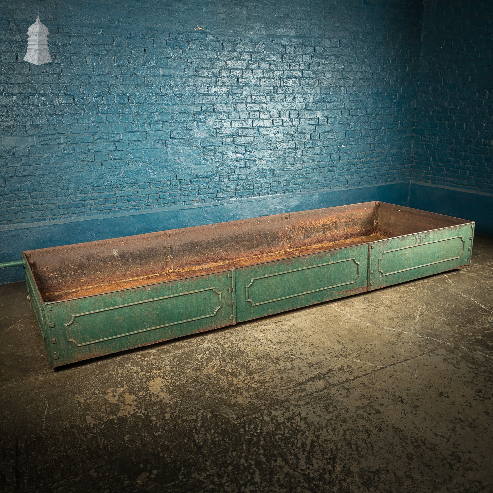 12 Foot Long 19th C Cast Iron Water Tank Trough Cistern - Syrett Bury ...